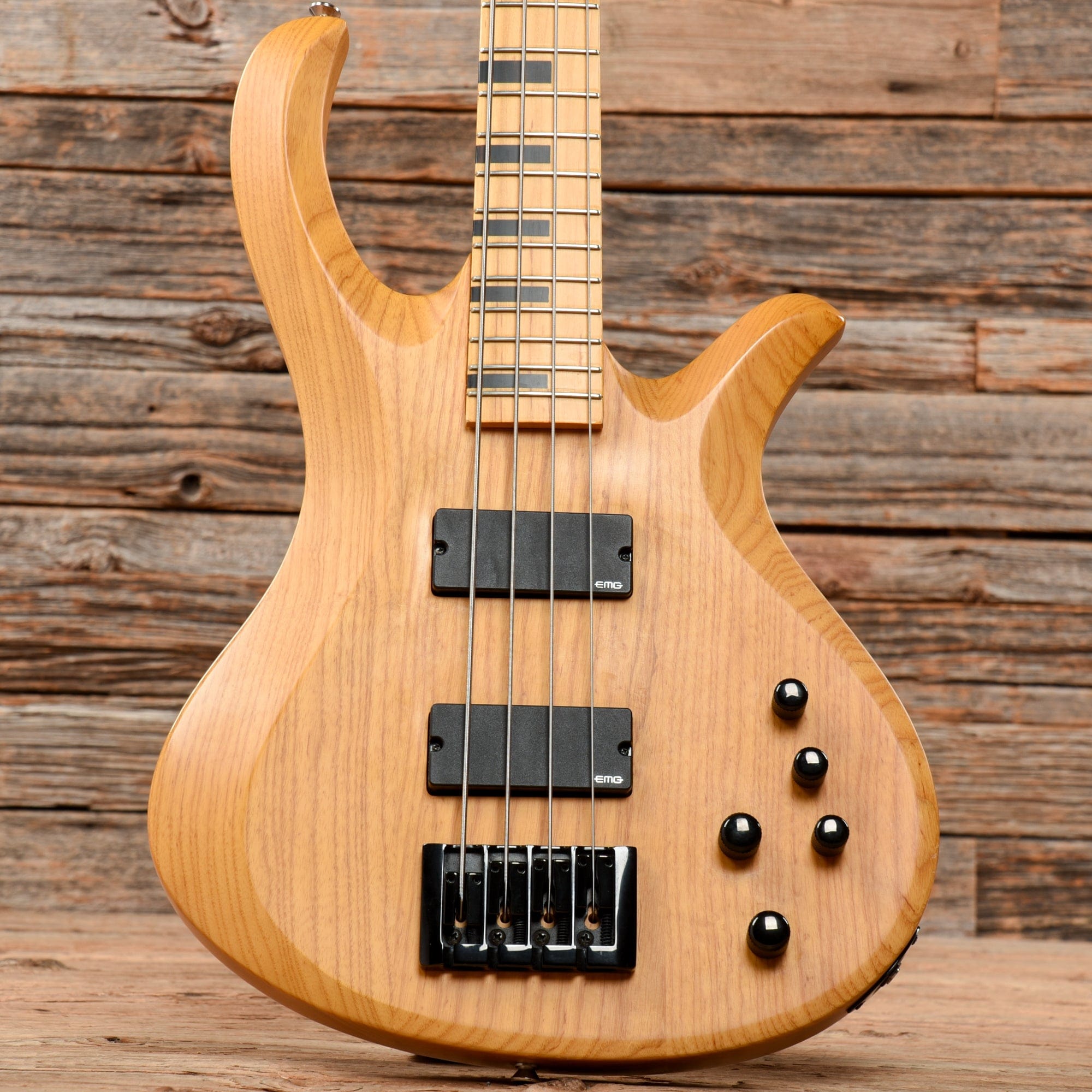 Schecter Riot-4 Session Aged Natural Satin 2015 – Chicago Music Exchange