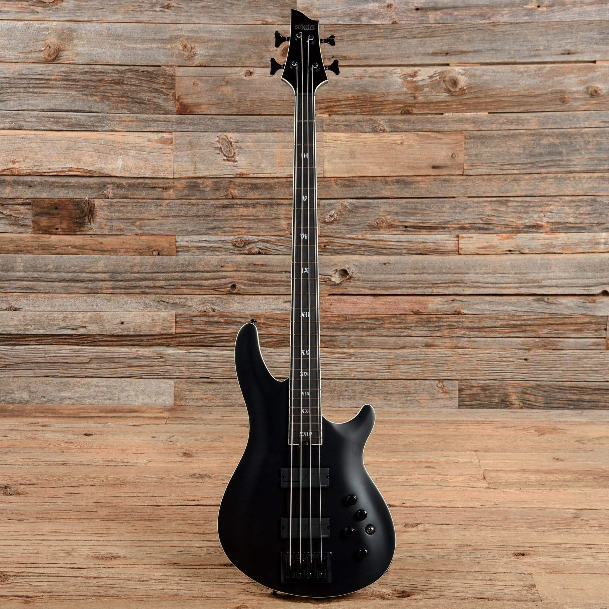 Schecter SLS Elite-4 Evil Twin Satin Black – Chicago Music Exchange