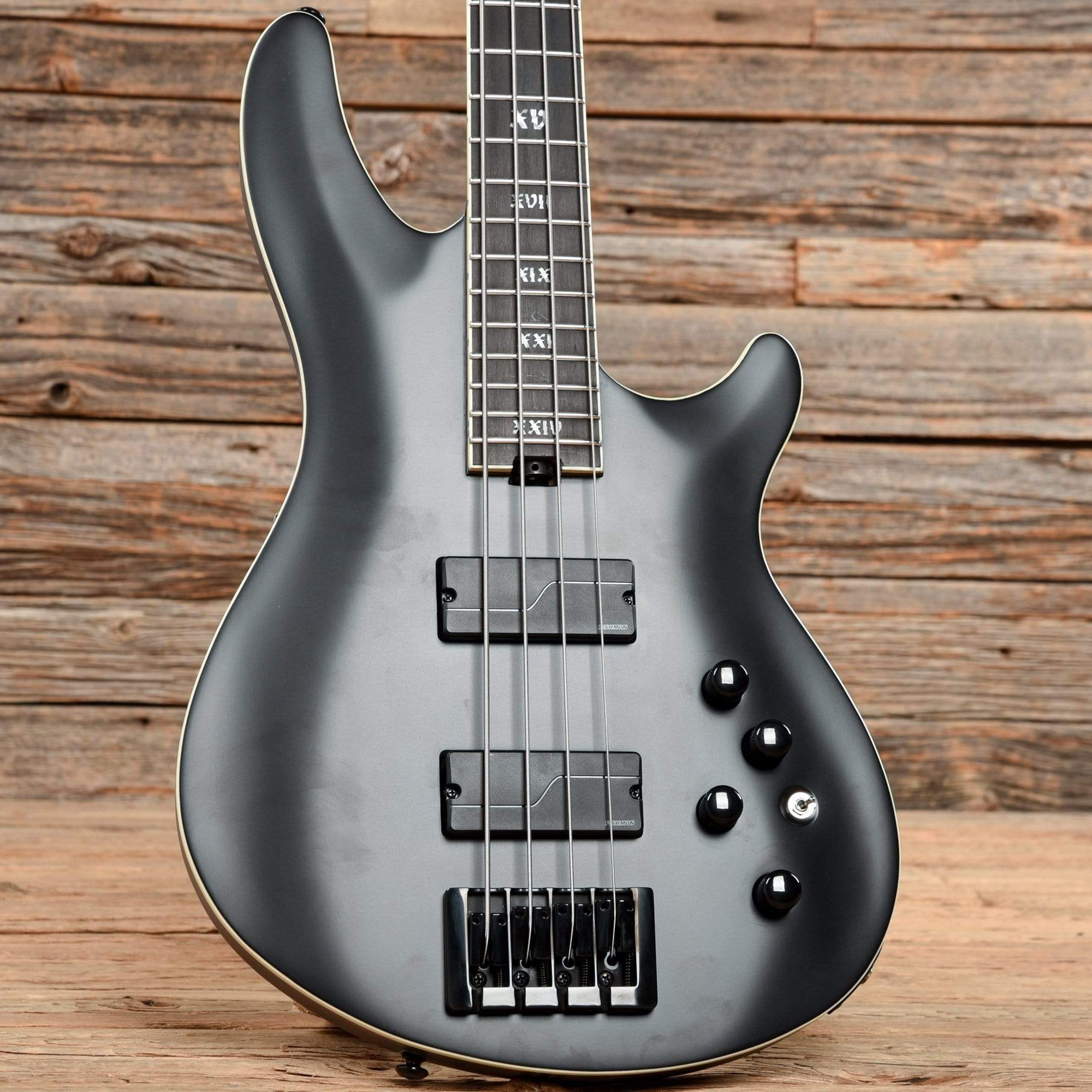 Schecter SLS Elite-4 Evil Twin Satin Black – Chicago Music Exchange