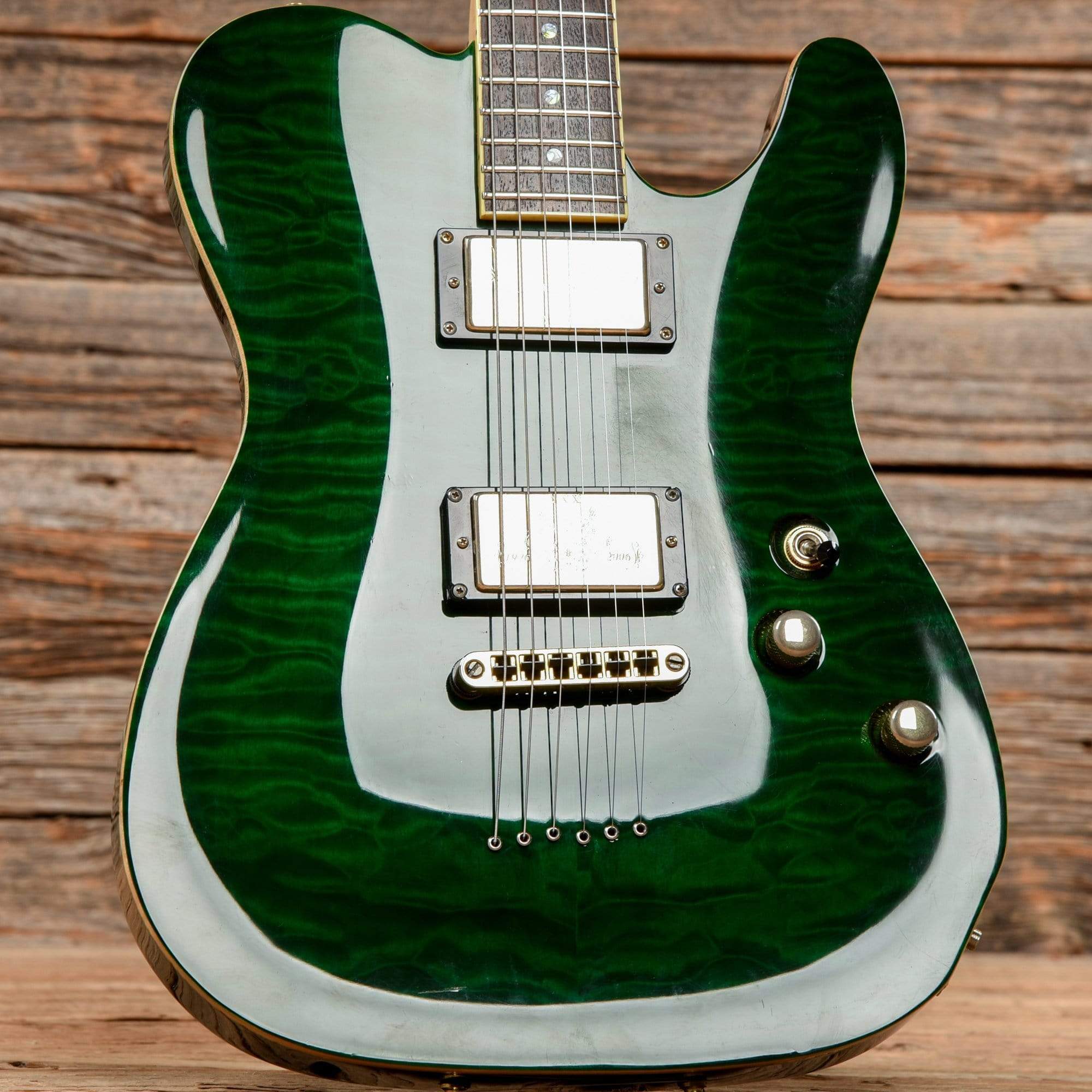 Schecter 30th Anniversary PT Emerald Green 2005 – Chicago Music Exchange