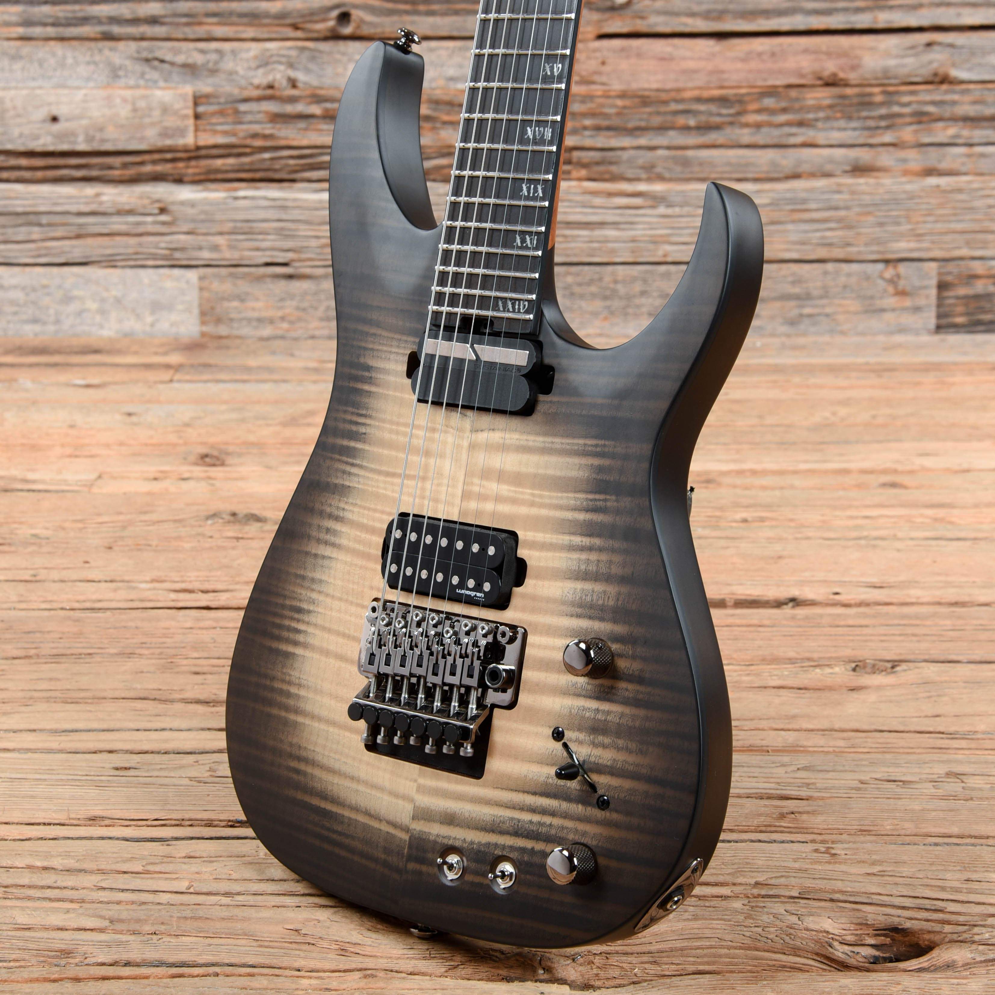 Schecter Banshee Mach 7 FR-S Ember Burst 2019 – Chicago Music Exchange