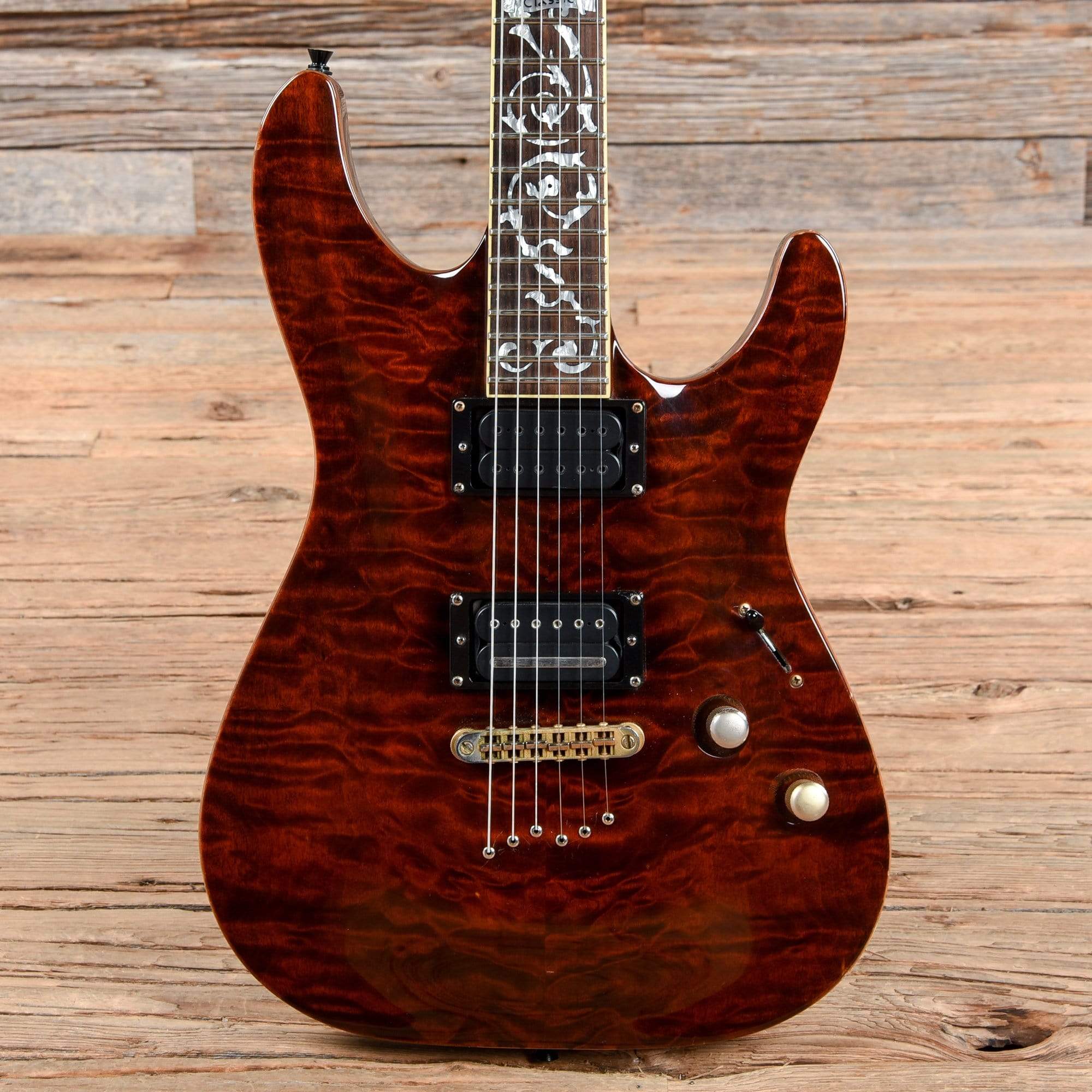 Schecter C-1 Classic Amber 2003 – Chicago Music Exchange