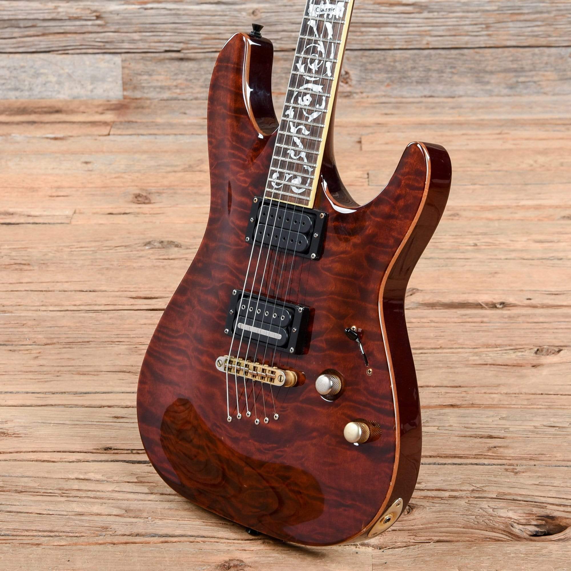 Schecter C-1 Classic Amber 2003 – Chicago Music Exchange