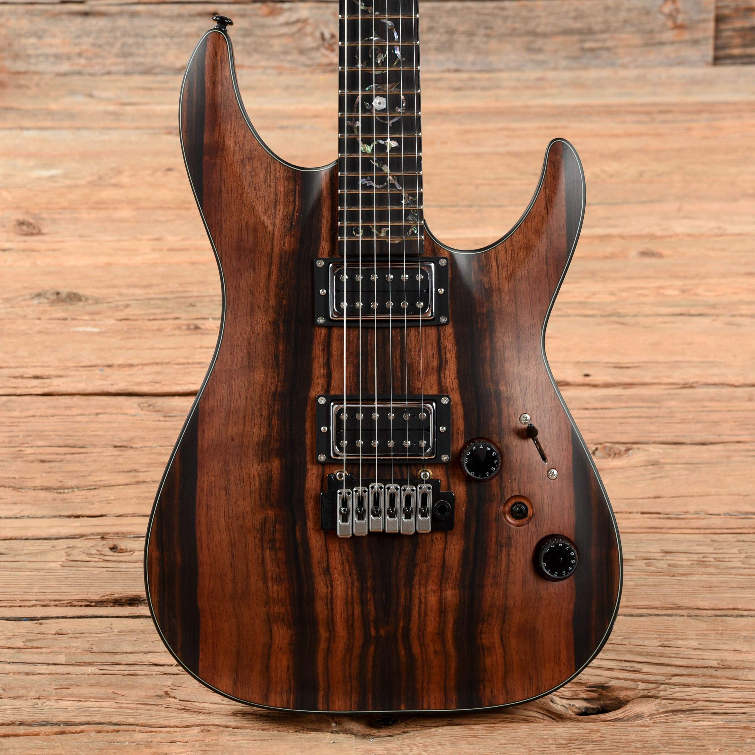 Schecter C-1 Exotic Ebony Top 2020 – Chicago Music Exchange