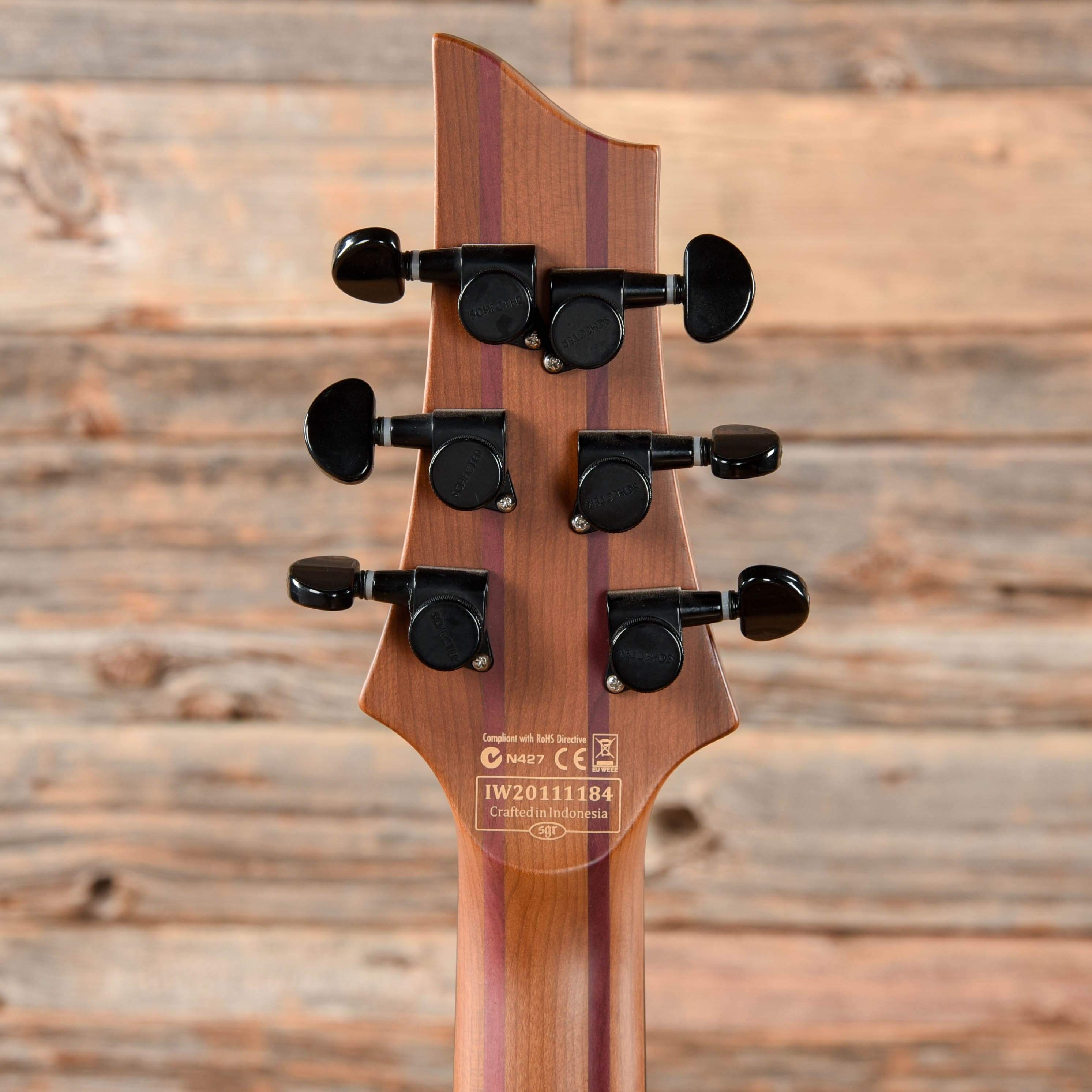 Schecter C-1 Exotic Ebony Top 2020 – Chicago Music Exchange