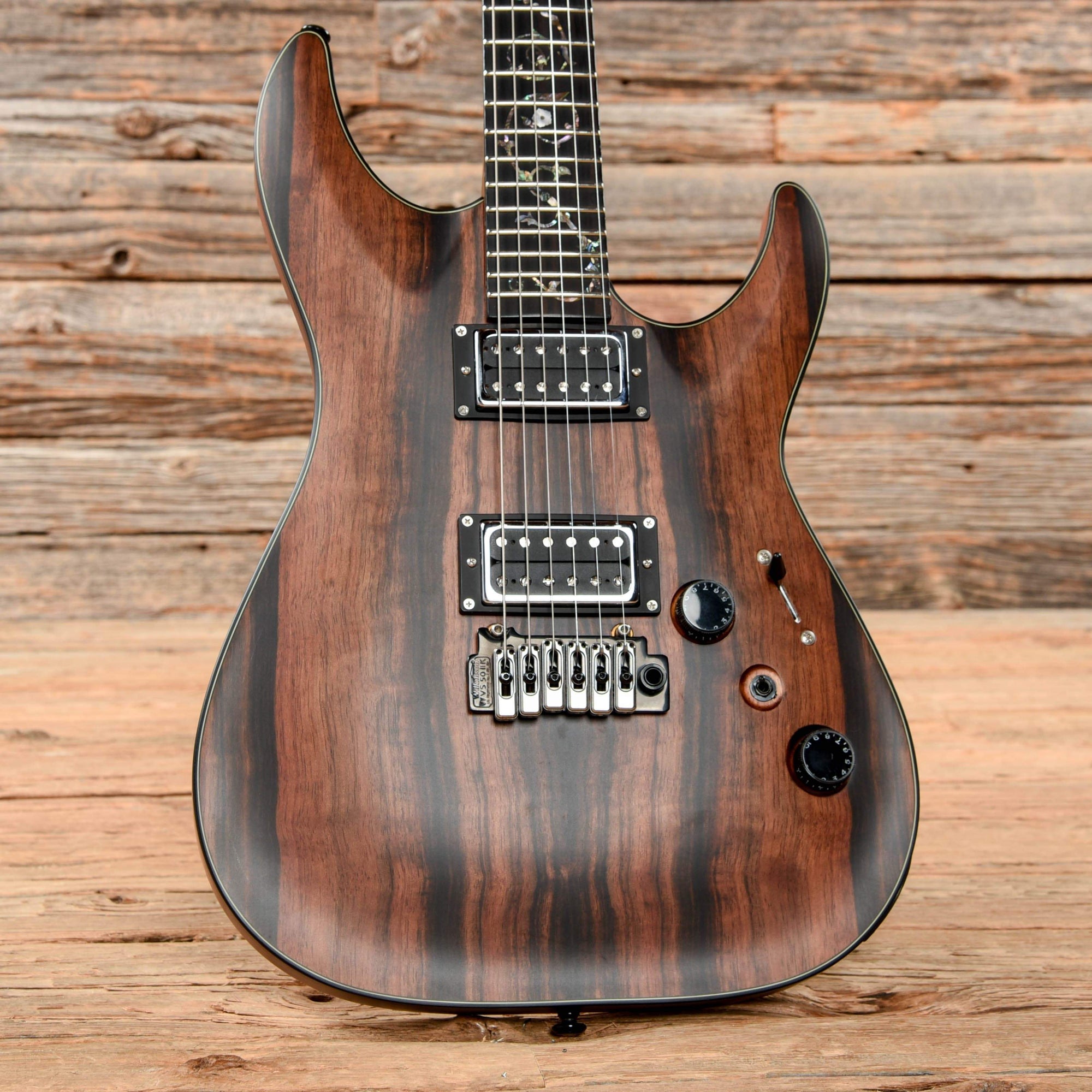 Schecter C-1 Exotic Ebony Top 2020 – Chicago Music Exchange