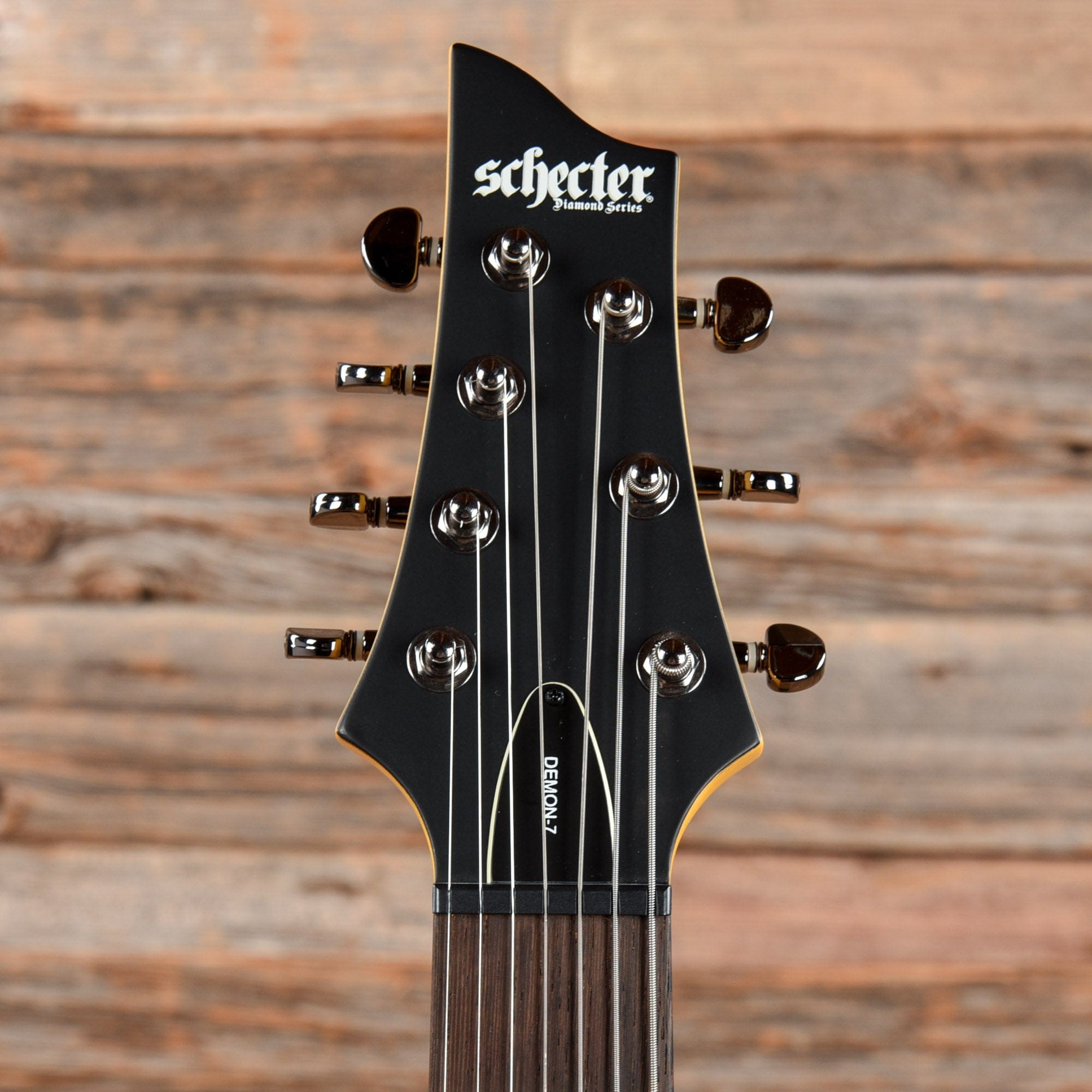Schecter Demon-7 LH Satin Black 2020 – Chicago Music Exchange