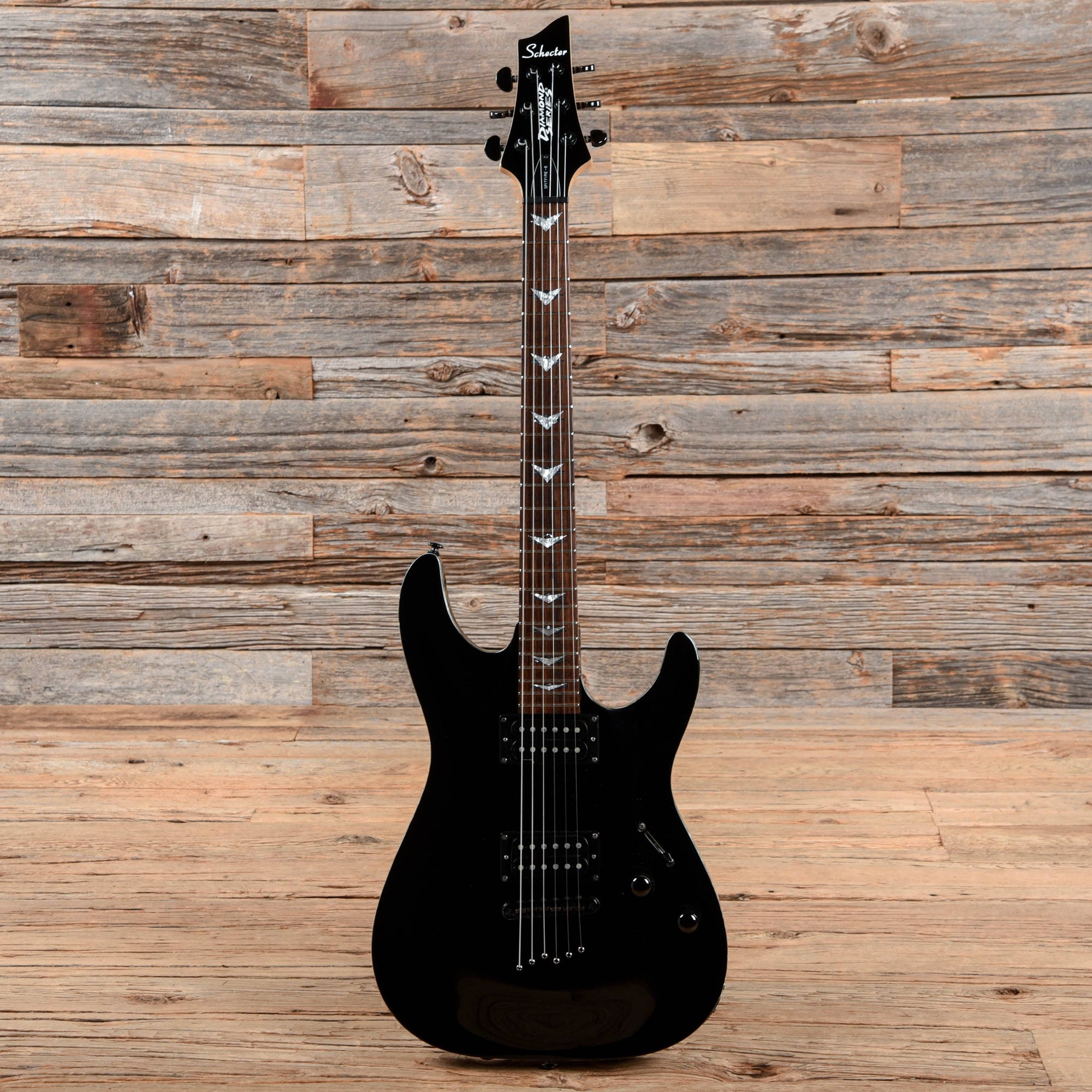Schecter Diamond Series Spitfire-6 Black 2003 – Chicago Music Exchange