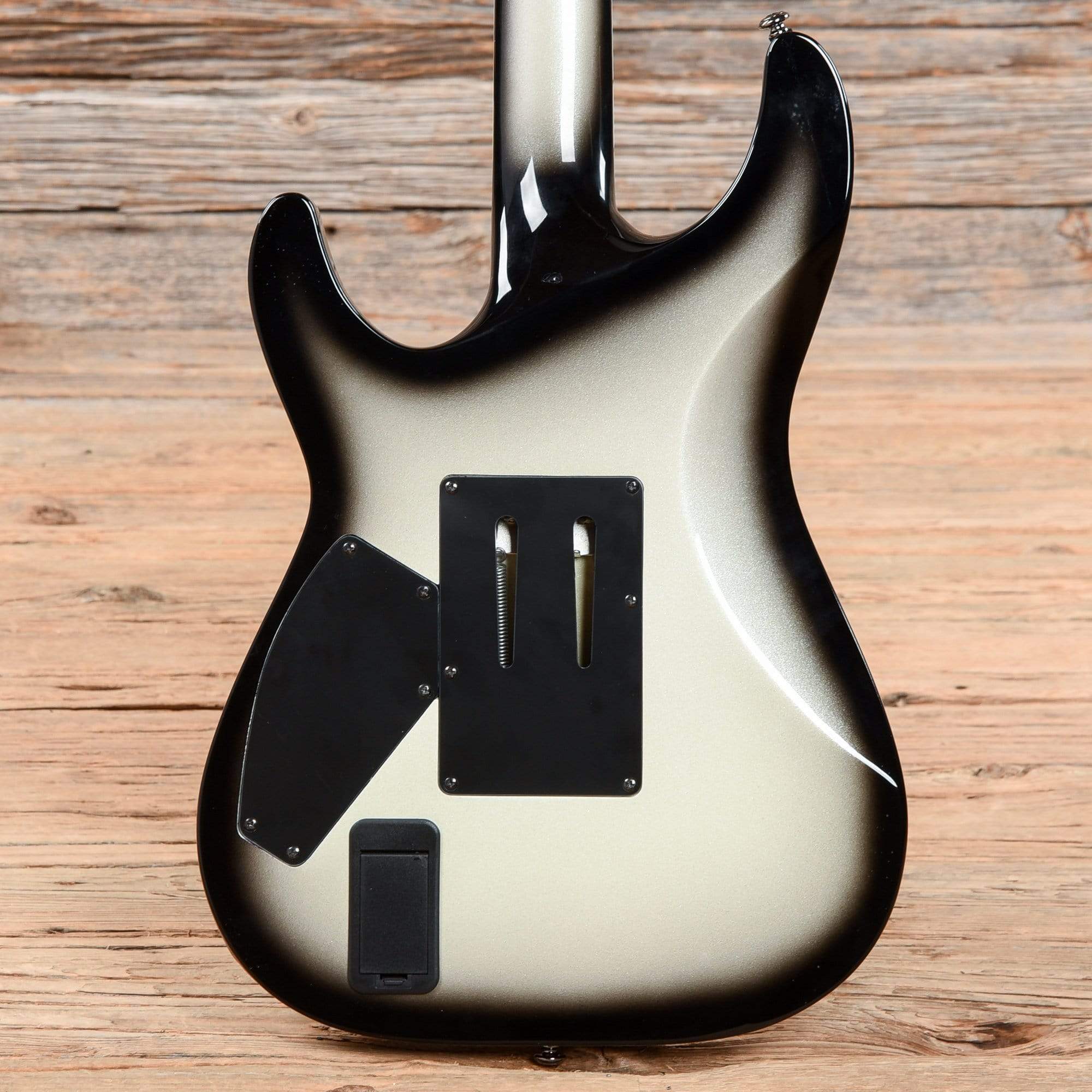 Schecter Jake Pitts Signature C-1 FR Metallic White w/ Metallic Black ...