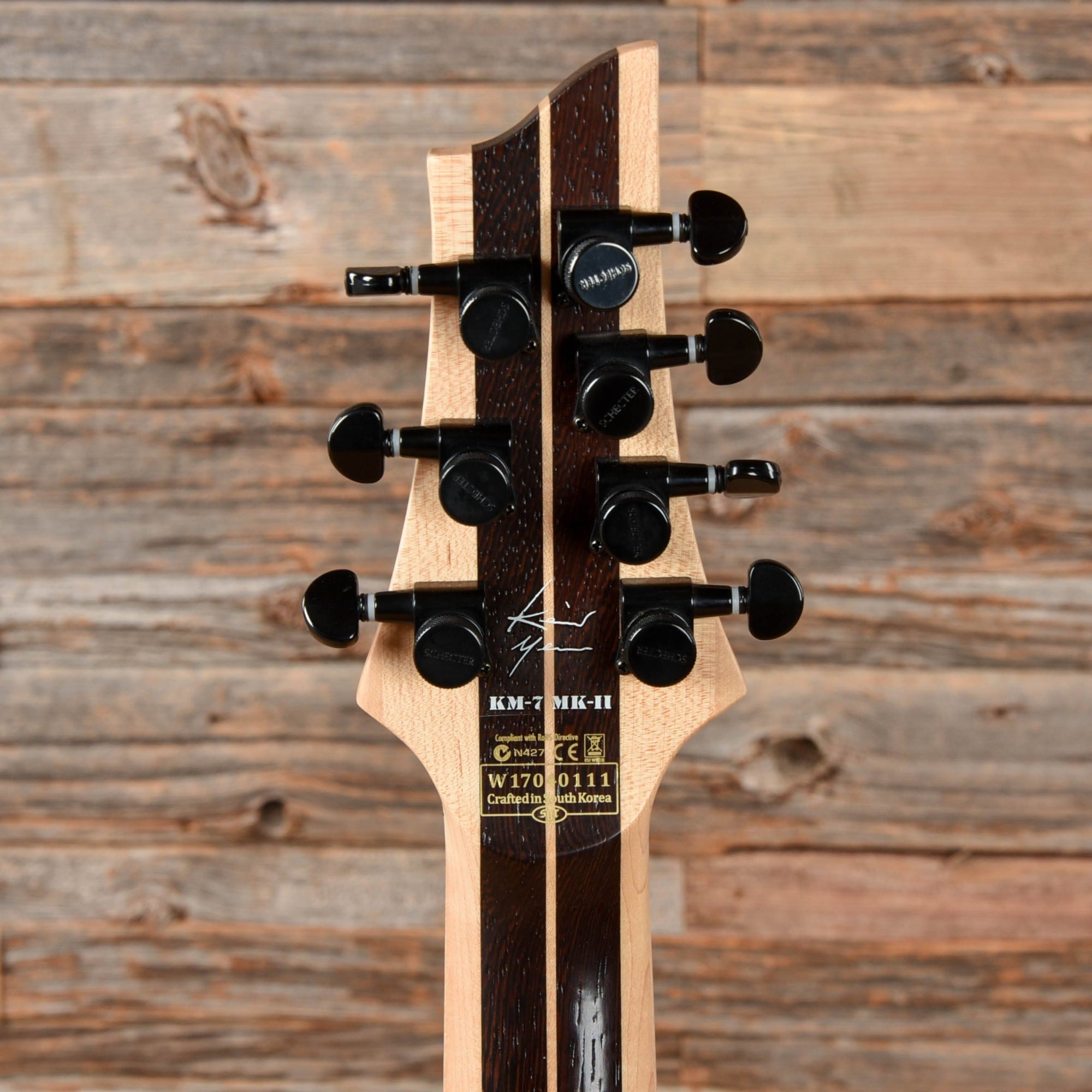 Schecter Keith Merrow Signature KM-7 MK-II Natural 2017 – Chicago Music ...