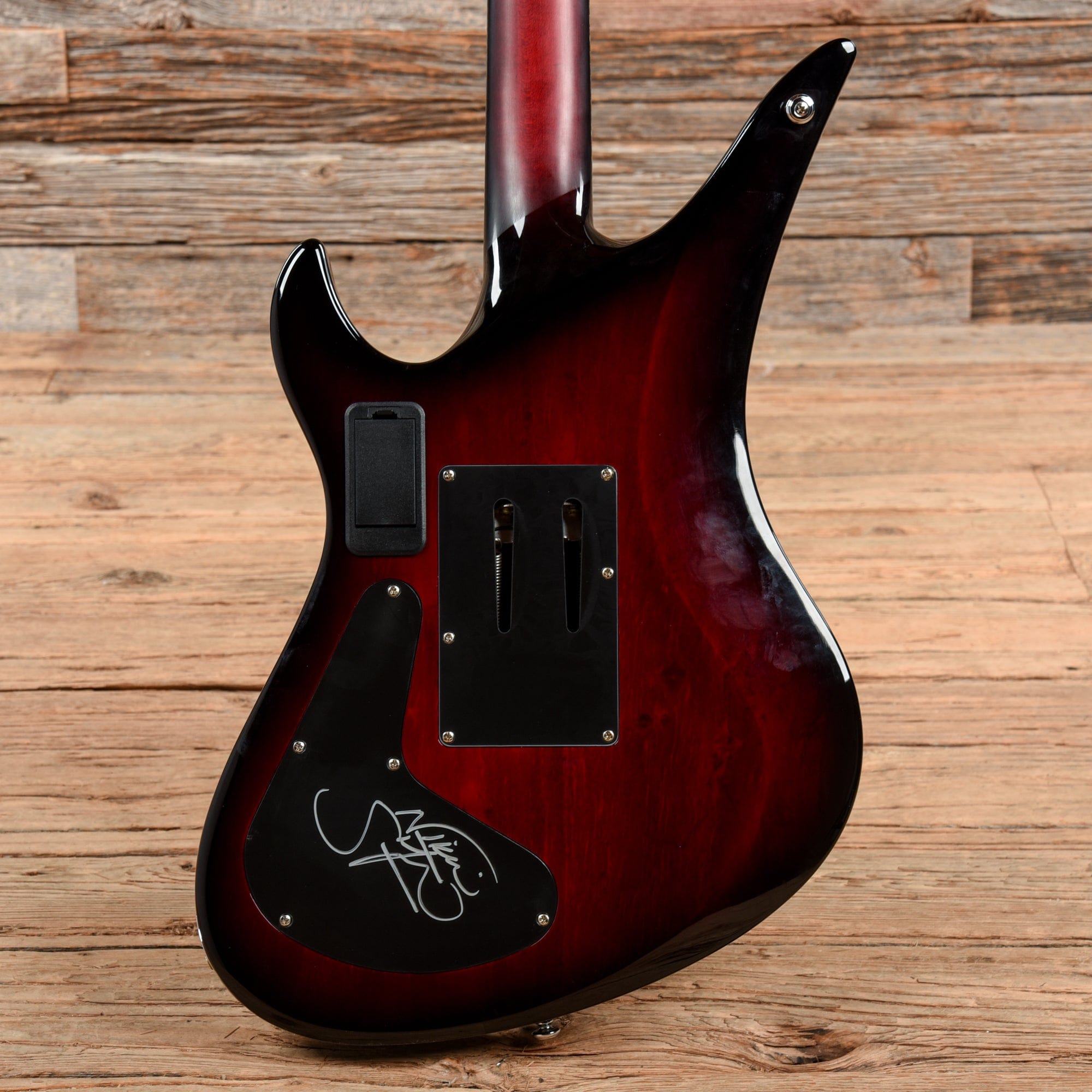 Schecter Nikki Stringfield A-6 FR S Signature Sustaniac Bright Red Bur ...