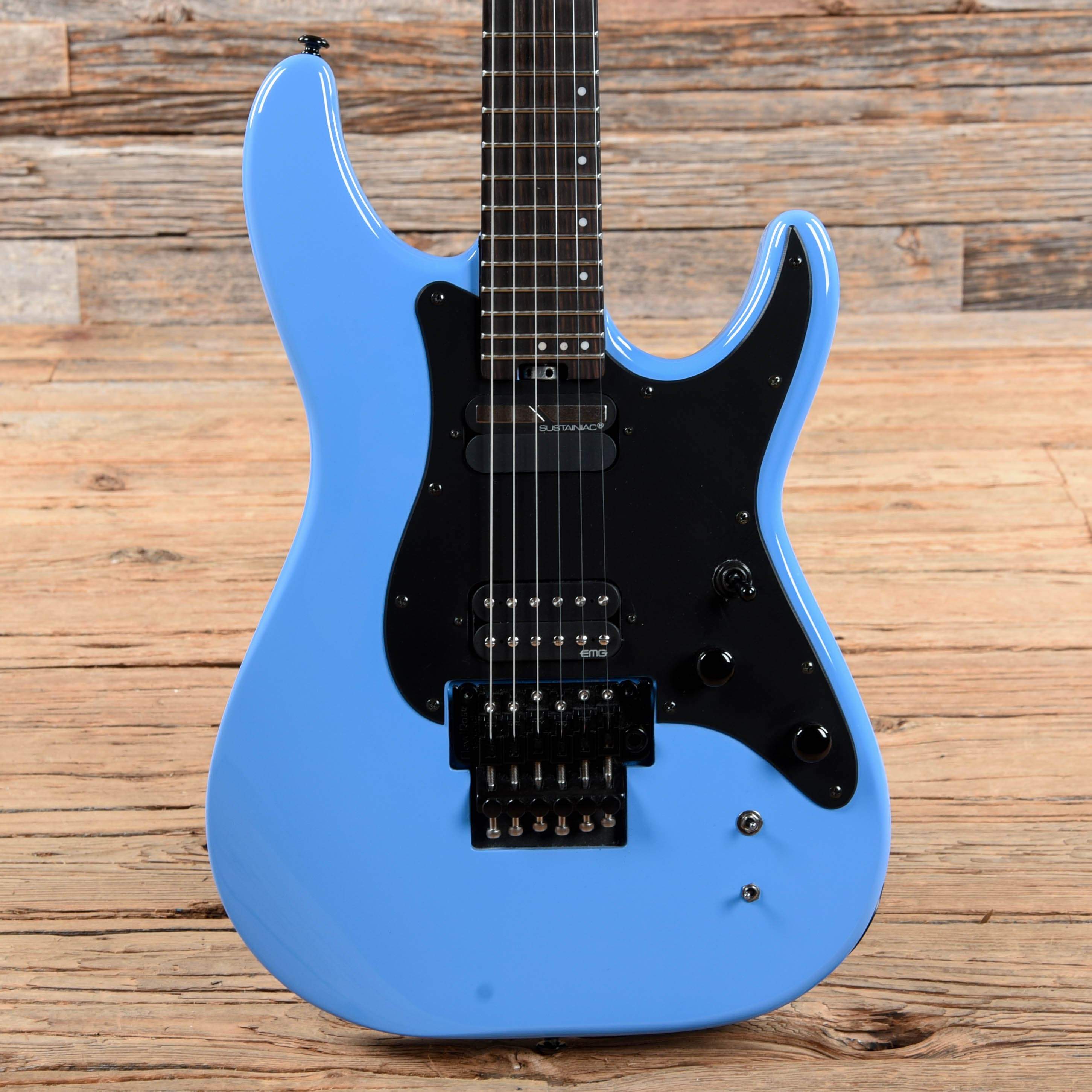 Schecter Sun Valley Super Shredder w/Sustainiac Riviera Blue 2017 ...