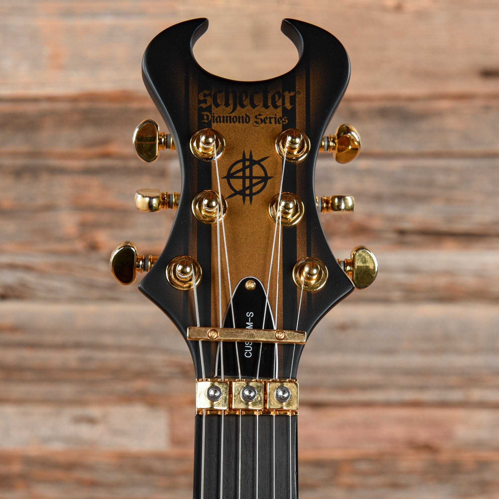 Schecter Synyster Gates Custom-S Satin Gold Burst 2016 – Chicago Music ...
