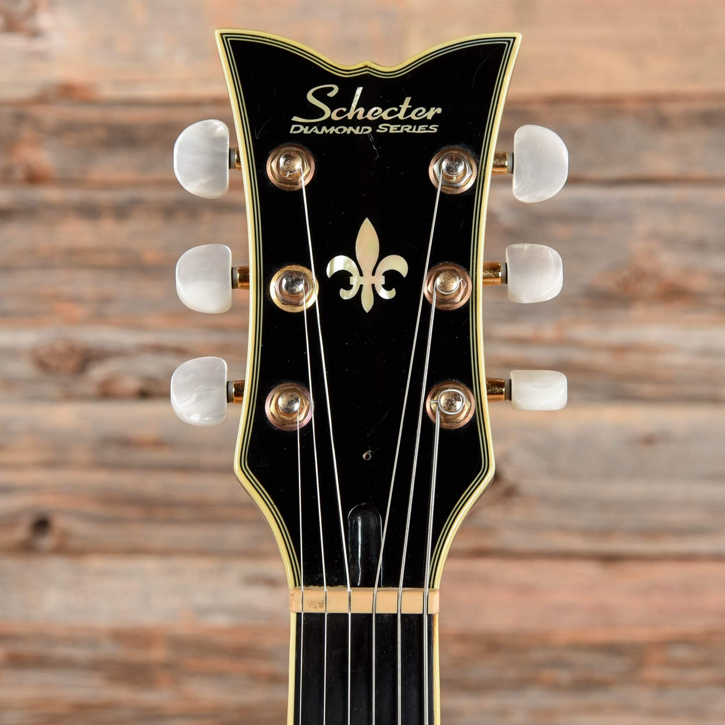 Schecter Tempest Custom Gloss Black 2011 LEFTY – Chicago Music Exchange