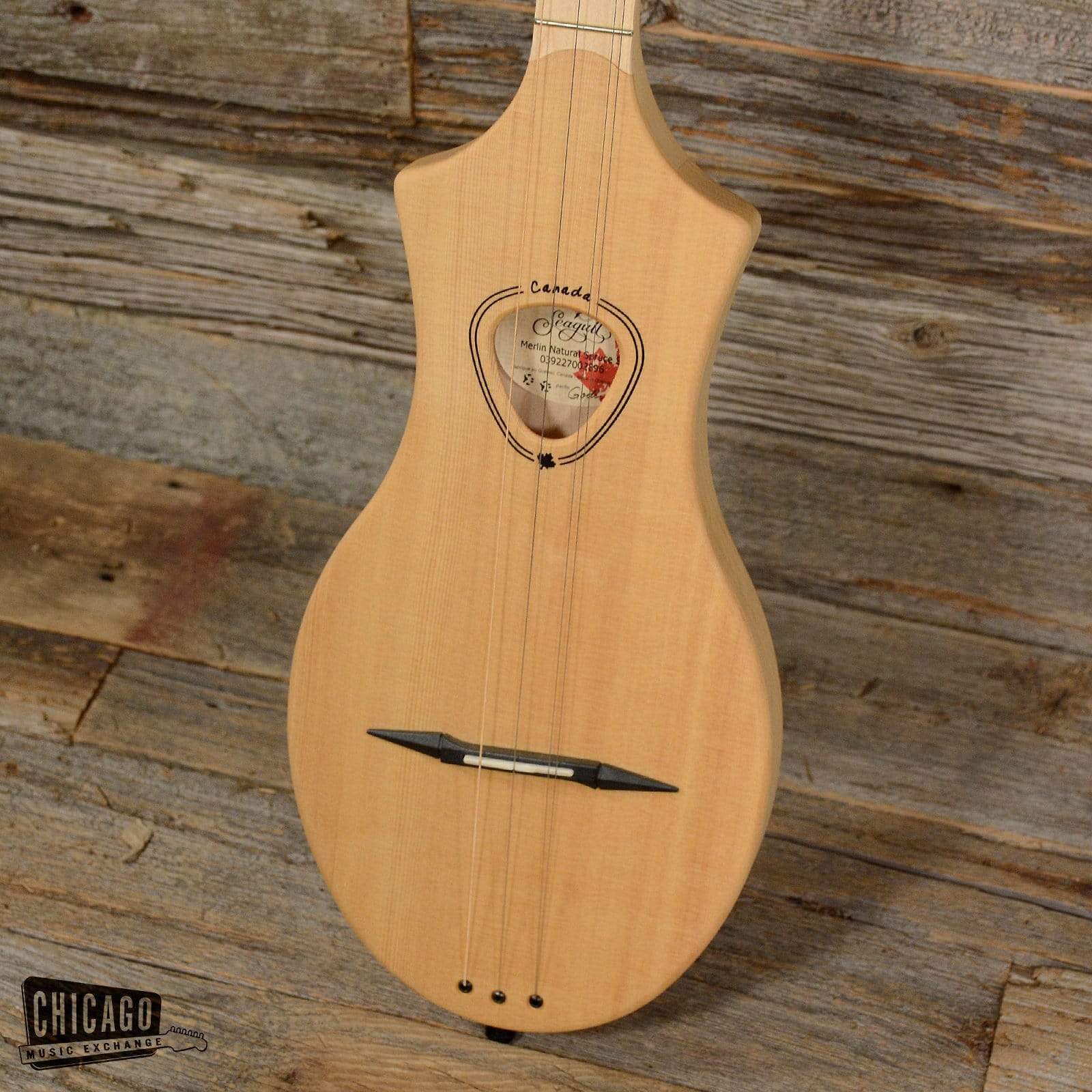 Seagull Merlin Natural Spruce Semi-Gloss – Chicago Music Exchange
