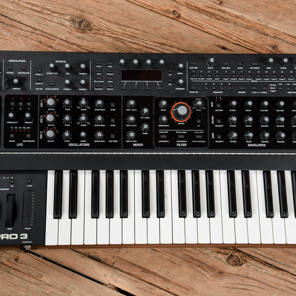Sequential Circuits Pro 3 37-Key 3-Voice Monophonic / Paraphonic Synth ...