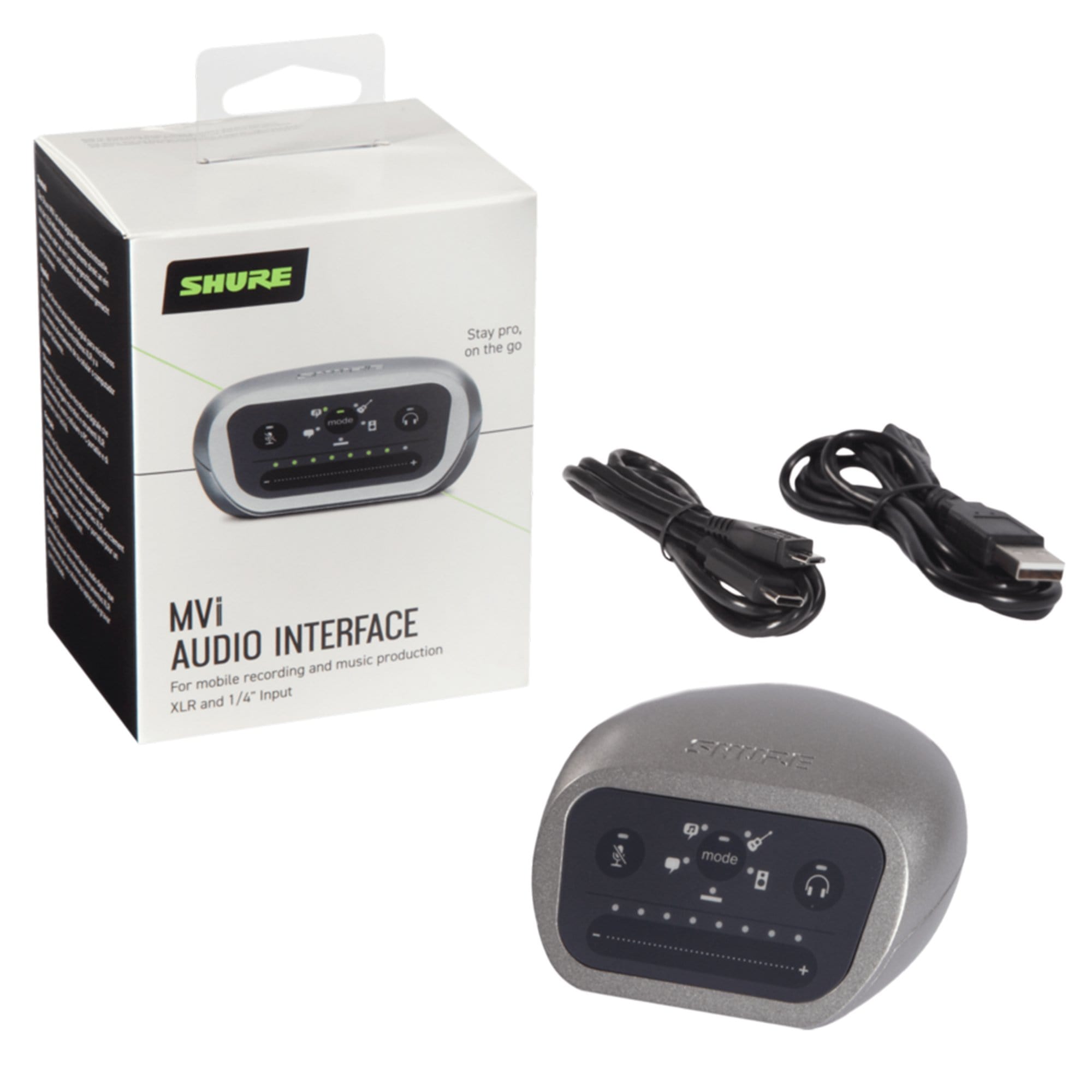 Shure Motiv MVi iOS and USB Digital Audio Interface – Chicago Music ...
