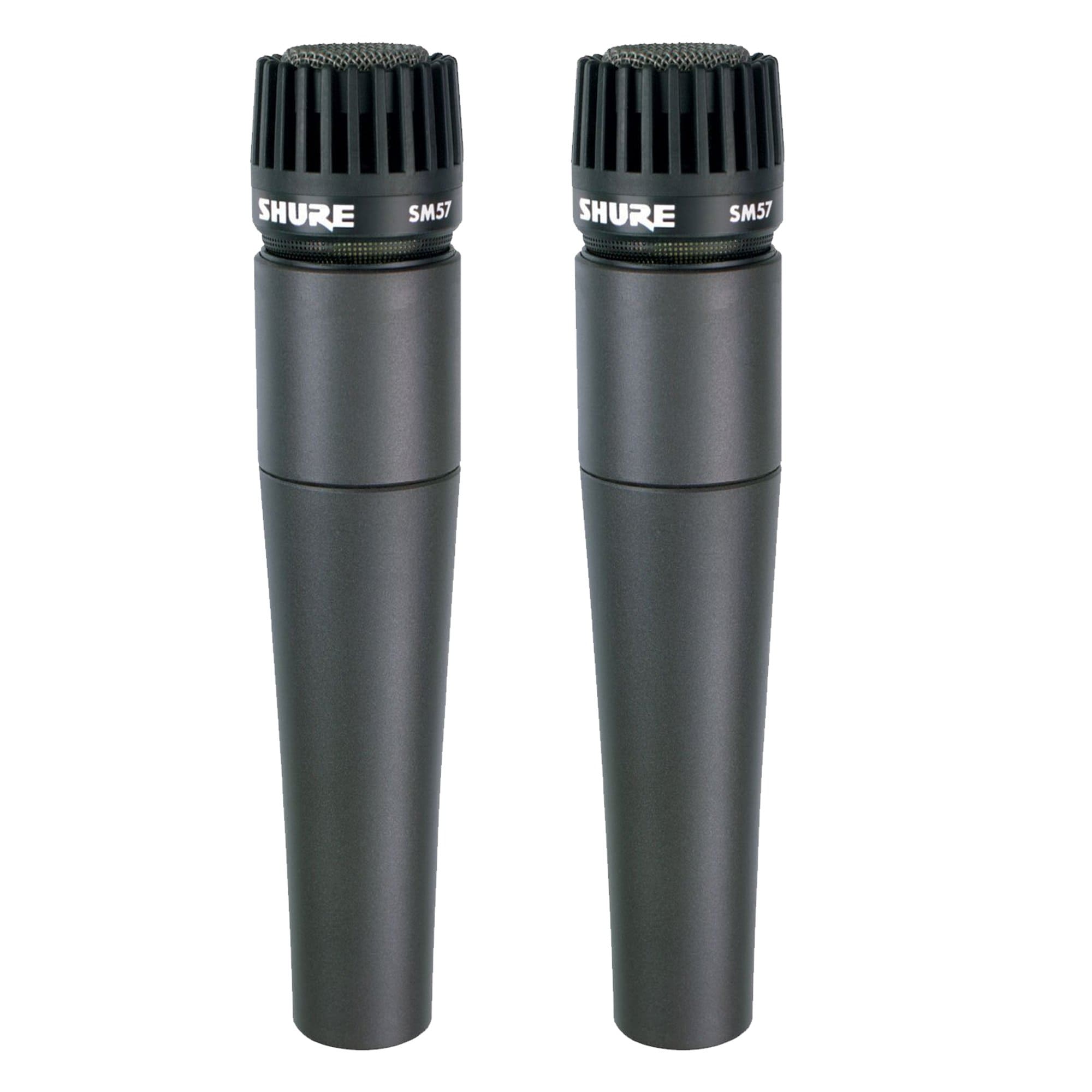 Shure SM57-LC Cardioid Dynamic Microphone 2 Pack Bundle – Chicago Music ...