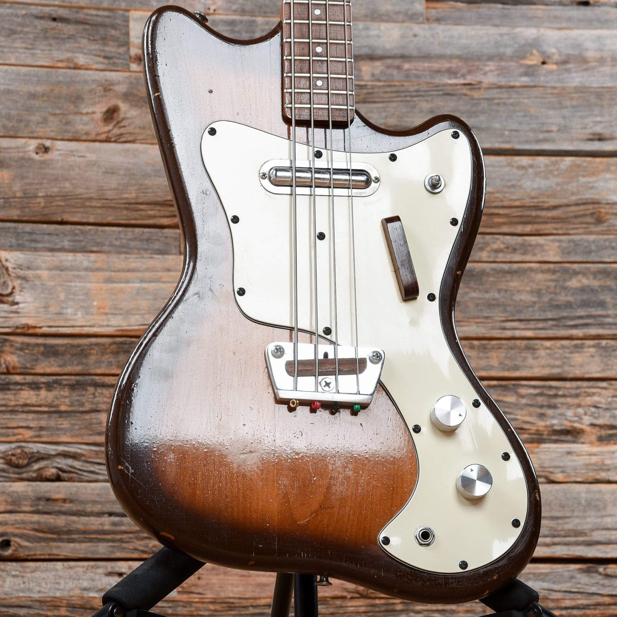 Silvertone 1442 Bass Brown Burst 1960s – Chicago Music Exchange