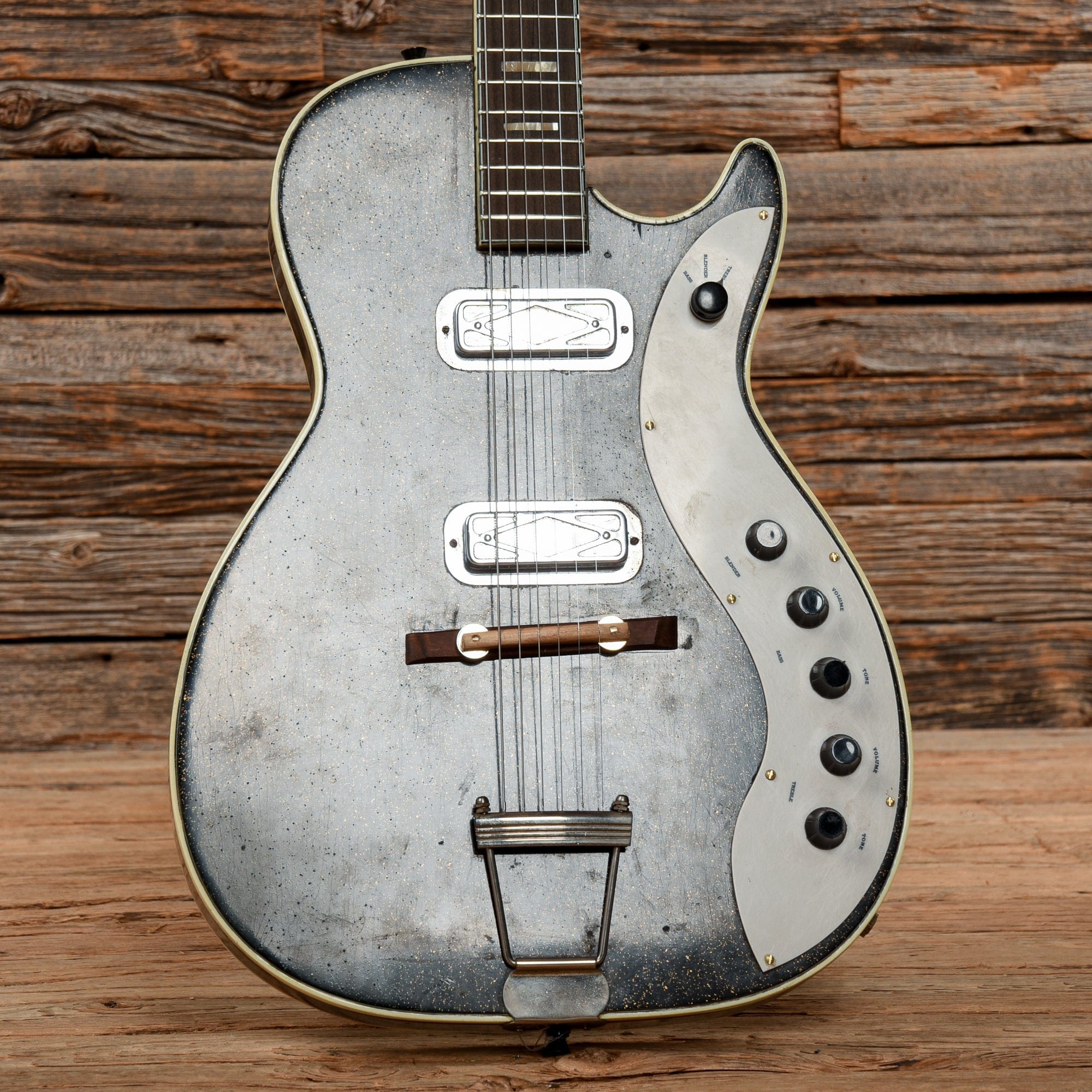 Silvertone 1423 Jupiter Black Sparkle 1960s – Chicago Music Exchange