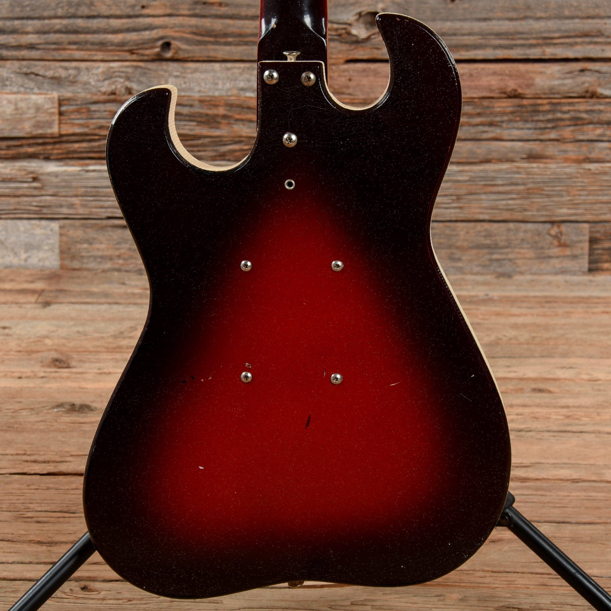 Silvertone Model 1457 Amp-In-Case Red Burst Sparkle 1960s – Chicago ...