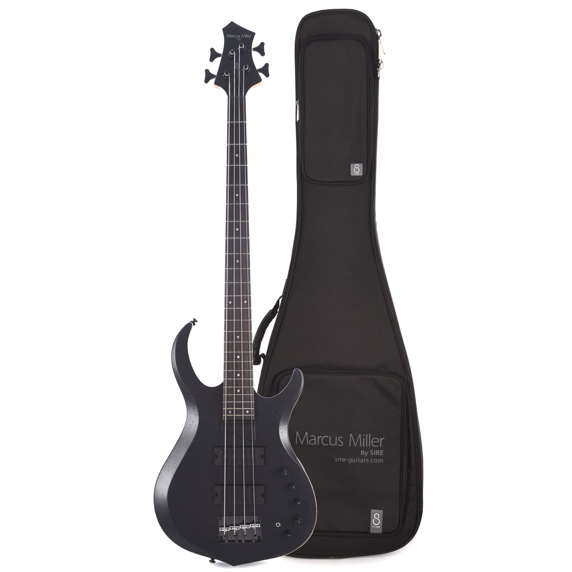 Sire Marcus Miller M2 4-String Transparent Black Satin (2nd Gen) and S ...