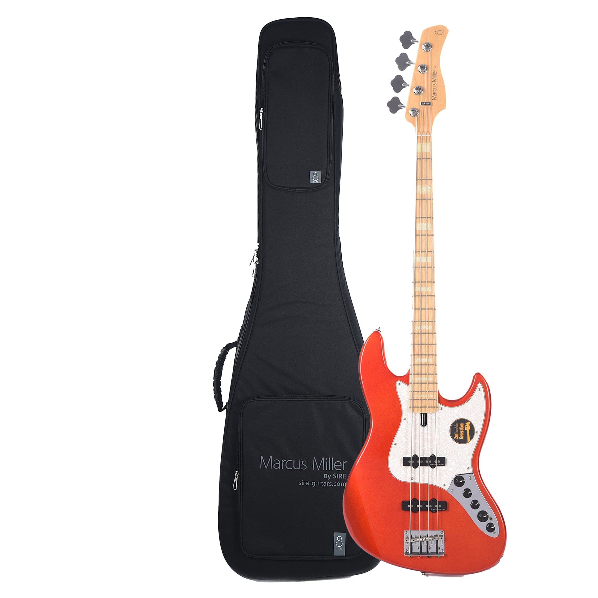 Sire Marcus Miller V7 Swamp Ash 4-String Bright Metallic Red (2nd Gen ...