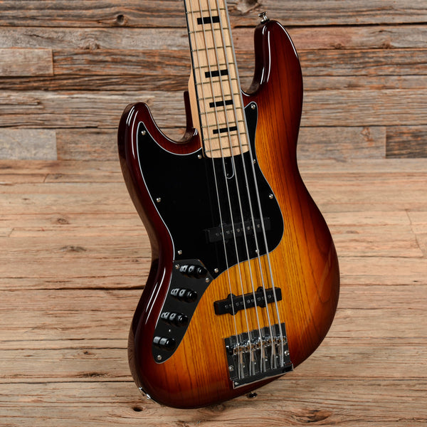 Sire Marcus Miller V7 5-String Tobacco Sunburst 2018 LEFTY – Chicago ...