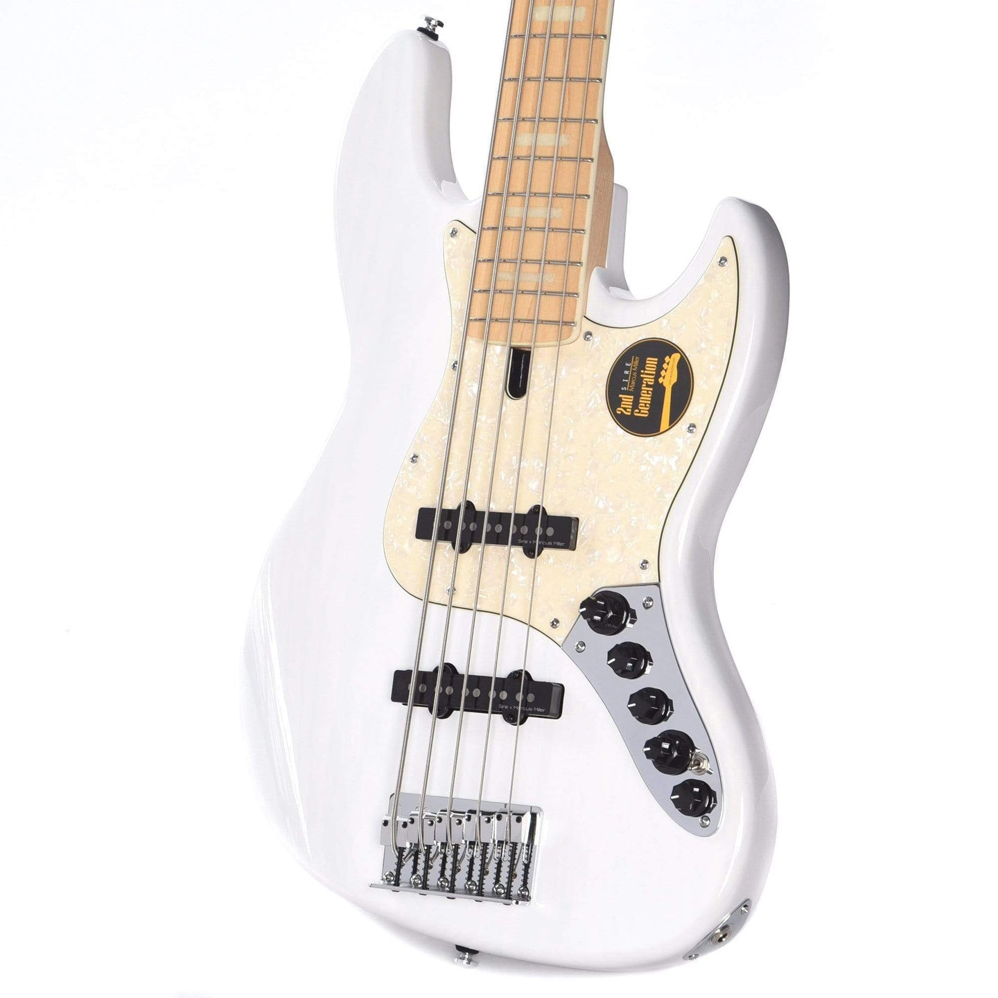 Sire Marcus Miller V7 Swamp Ash 5-String White Blonde (2nd Gen) – Chicago Music Exchange
