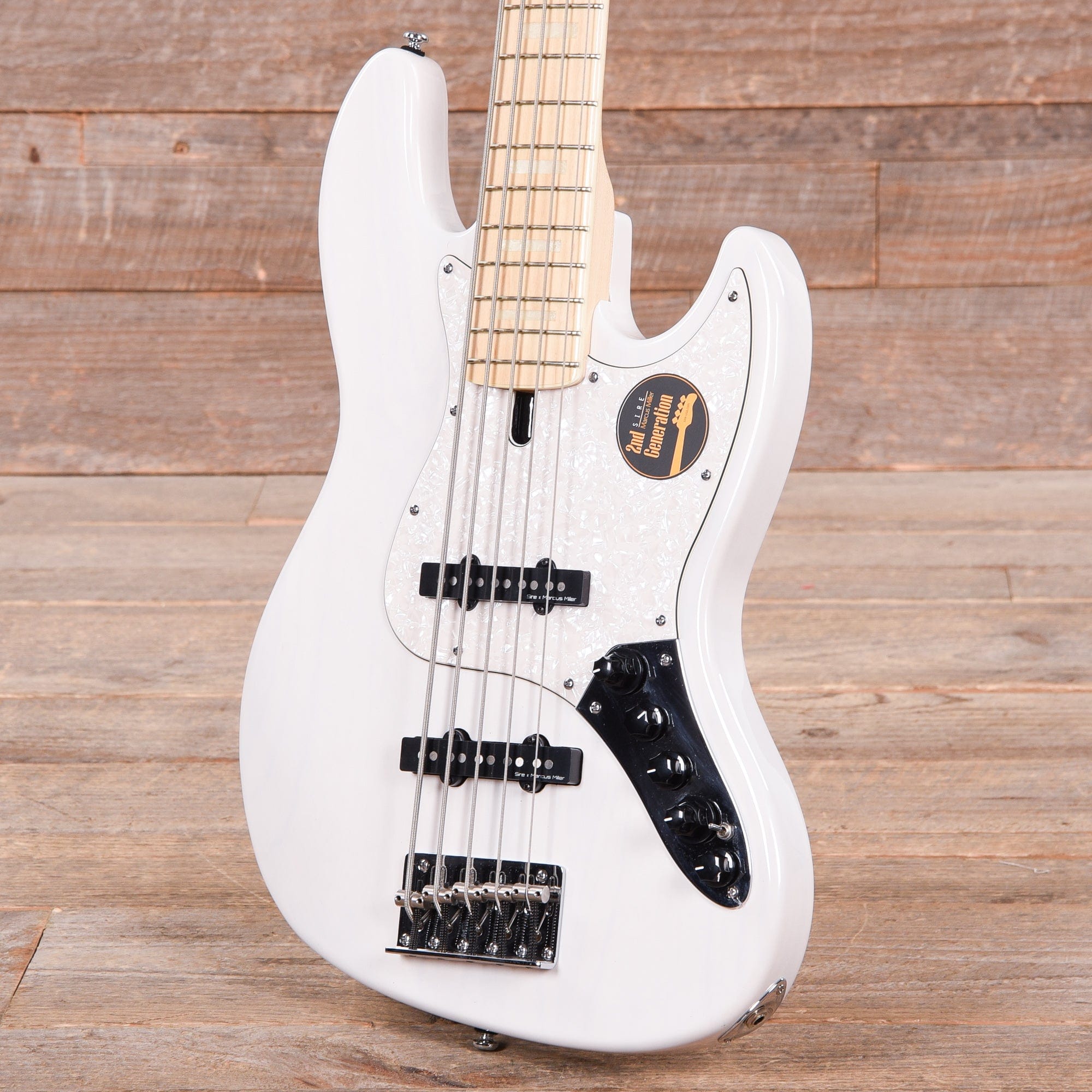 Sire Marcus Miller V7 Swamp Ash 5-String White Blonde (2nd Gen ...