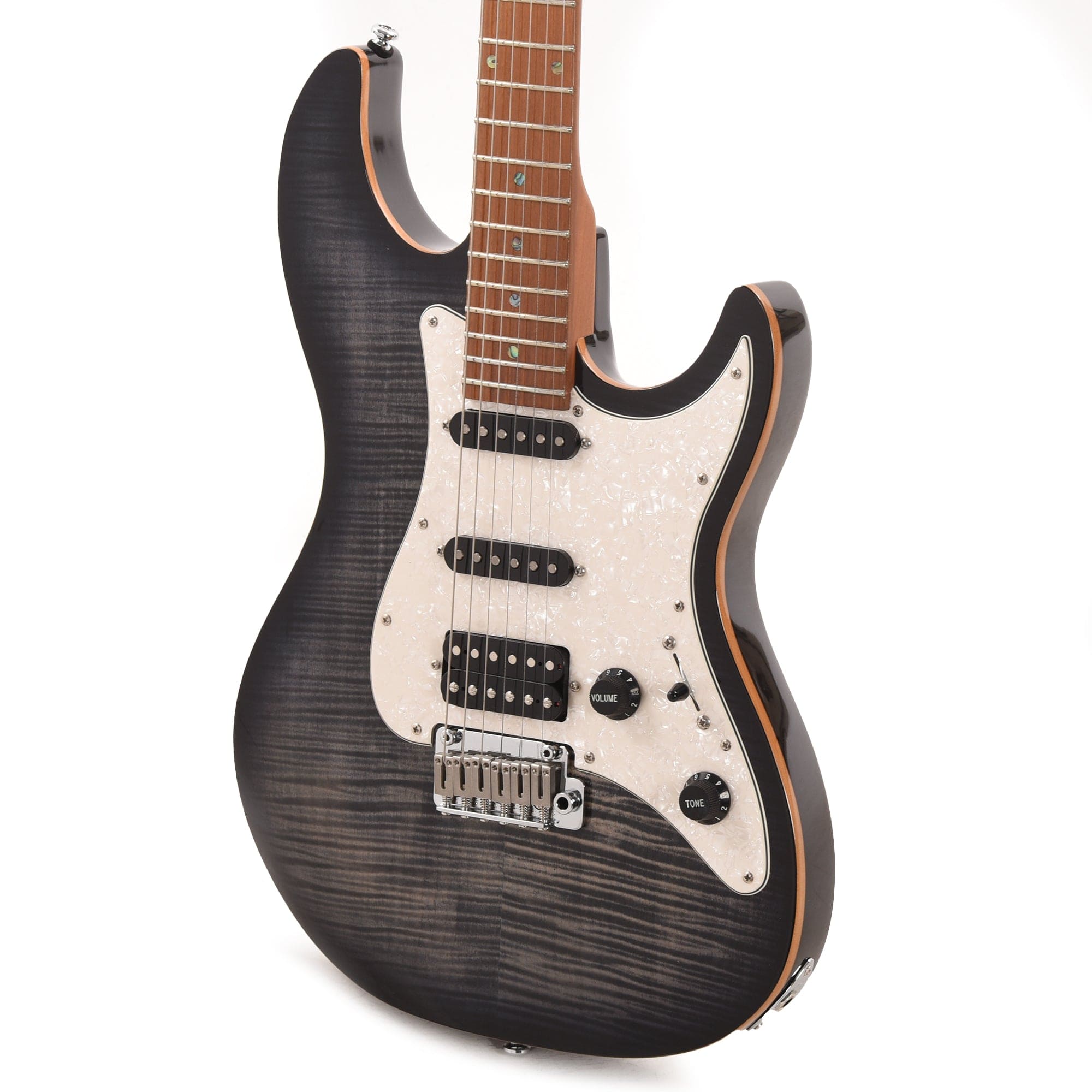Sire Larry Carlton S7-FM Electric Transparent Black – Chicago Music ...