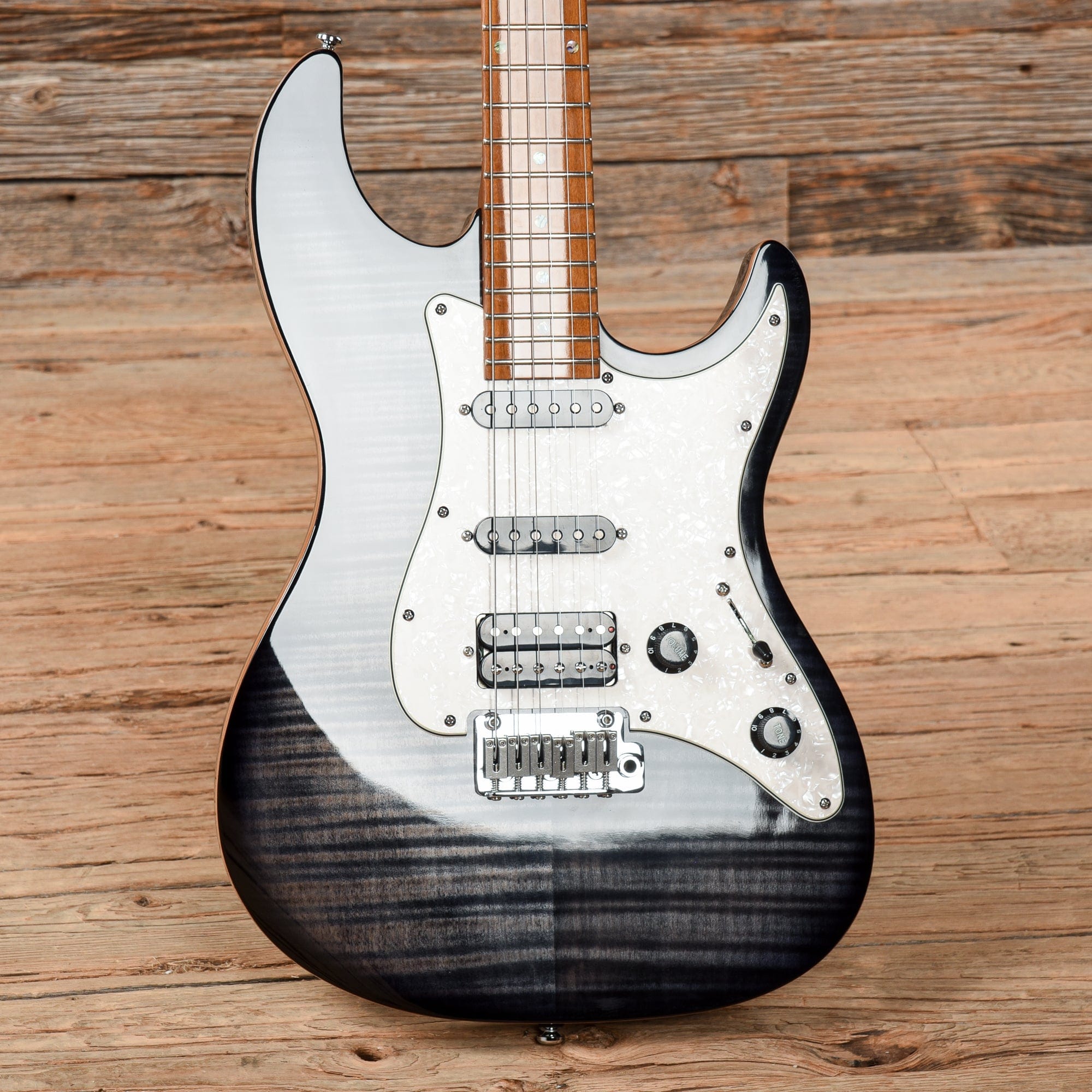 Sire Larry Carlton S7-FM Electric Transparent Black – Chicago Music ...