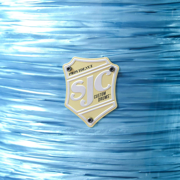 SJC 12/16/22 3pc. Providence Series Drum Kit Turquoise Ripple w/Chrome ...