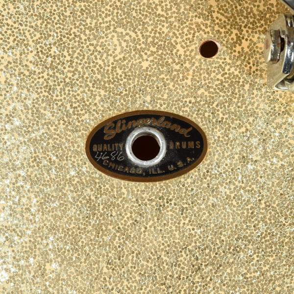 Slingerland 13/16/22 w/6.5x14 Snare Gold Sparkle 1960s – Chicago Music ...
