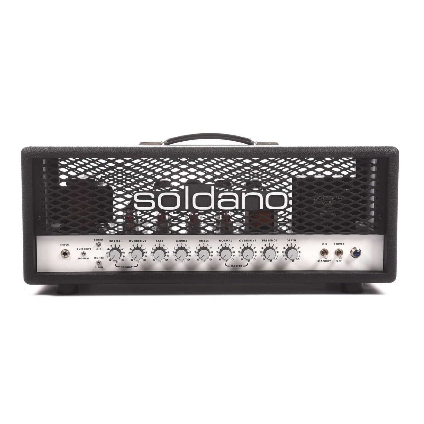 Soldano Super Lead Overdrive 100w Head White Control Panel Black Tolex ...