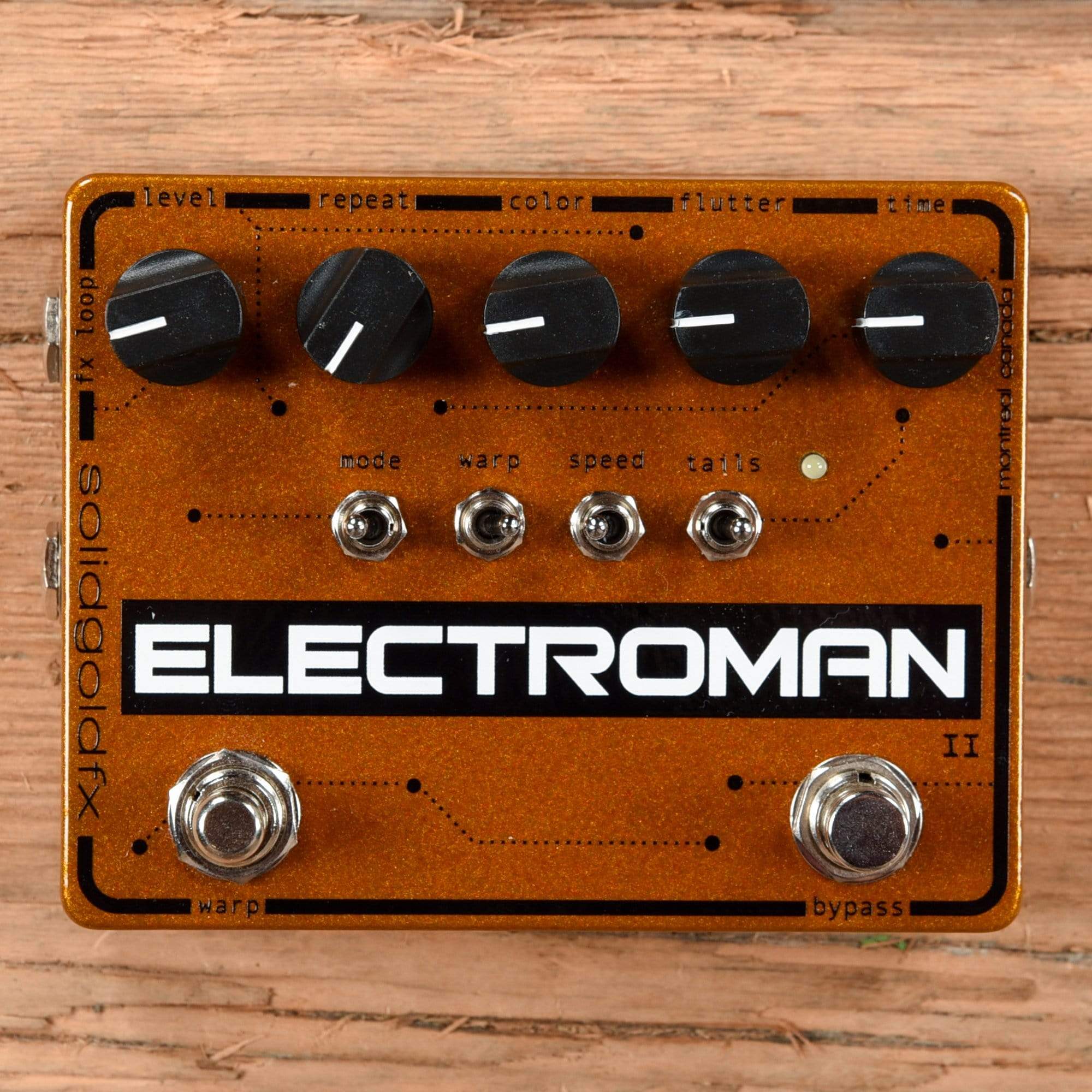 SolidGoldFX Electroman MKII Modulated Delay – Chicago Music Exchange