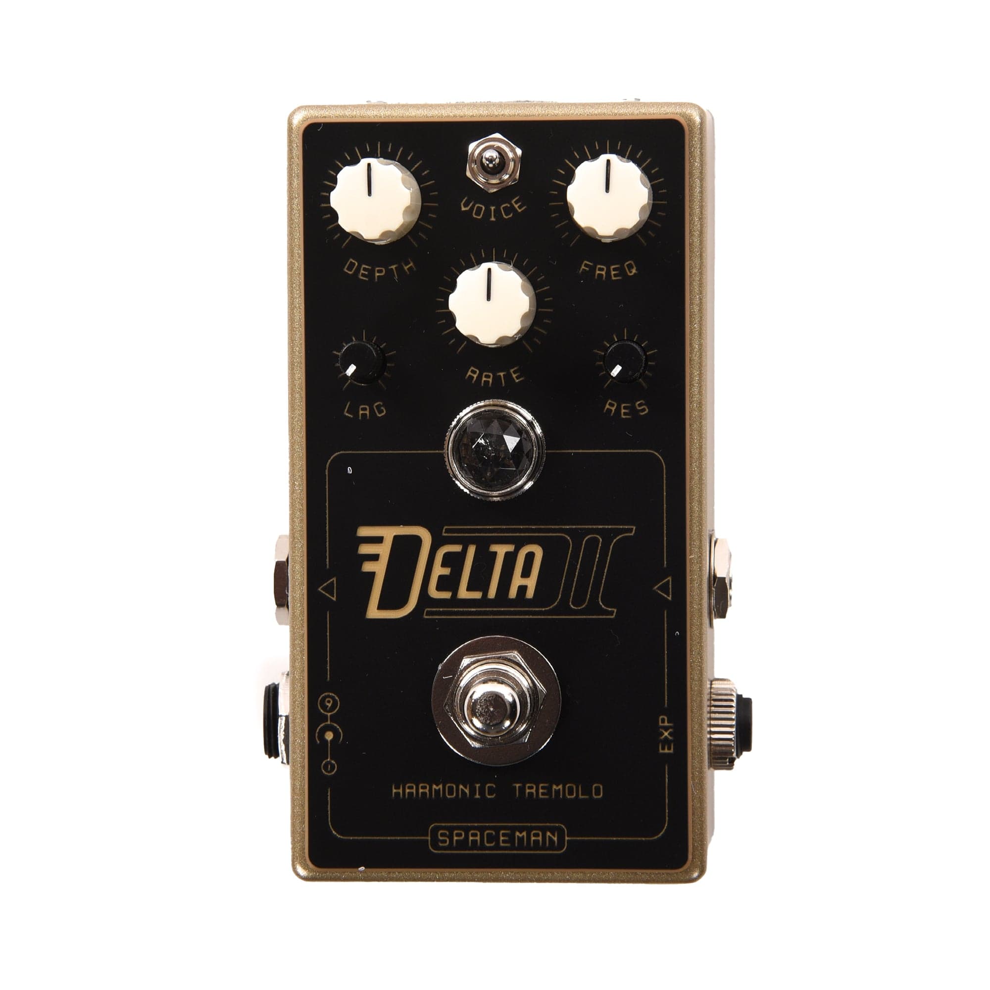 Spaceman Delta II Harmonic Tremolo Pedal Gold – Chicago Music Exchange