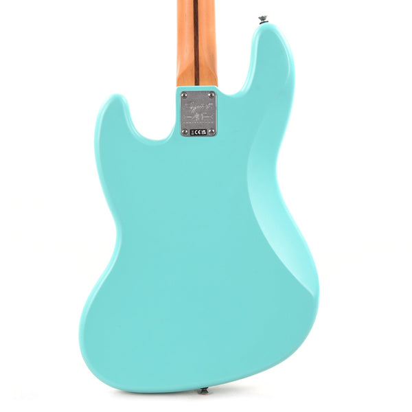 Squier 40th Anniversary Vintage Edition Jazz Bass Satin Sea Foam Green ...