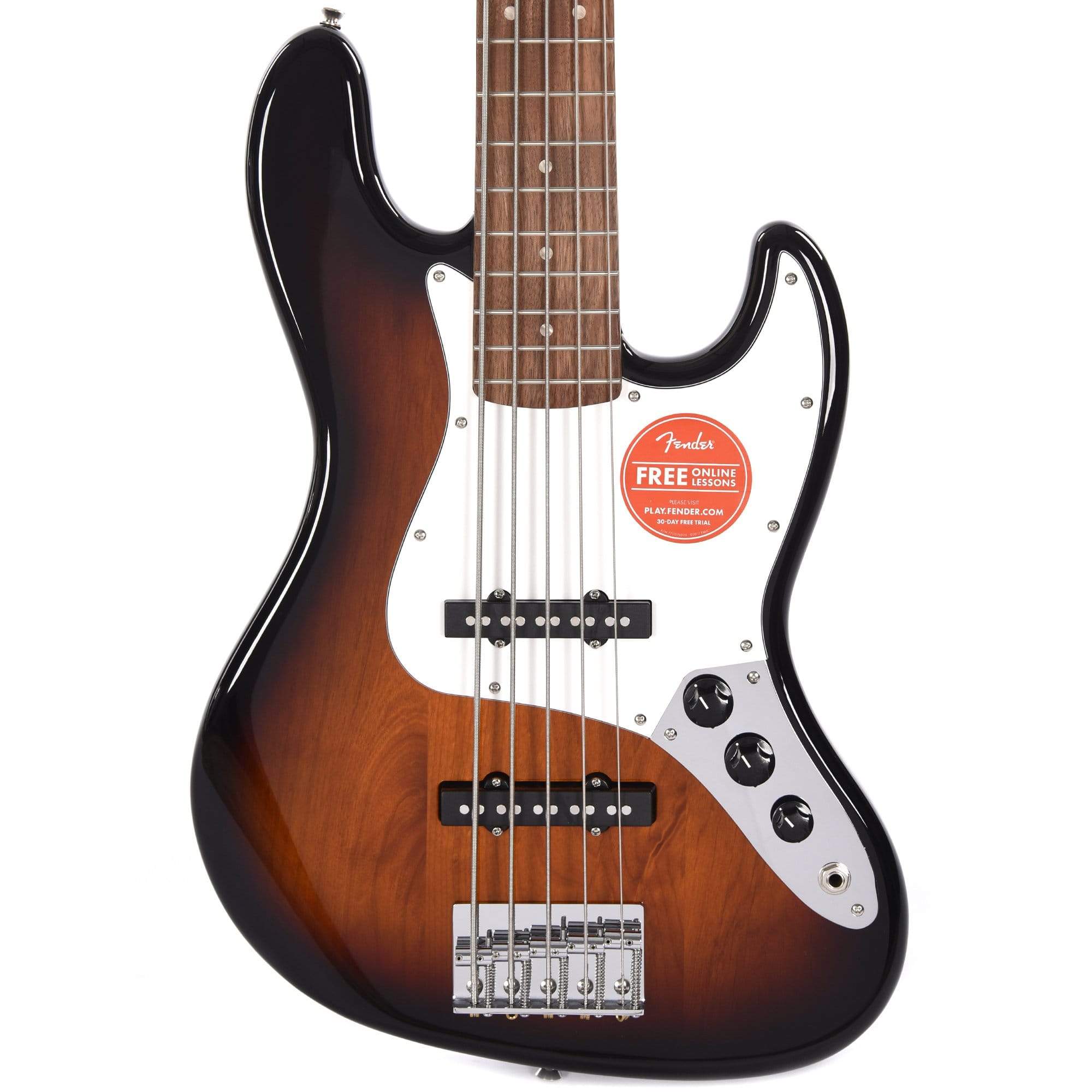 Squier Affinity Jazz Bass V 5-String Brown Sunburst – Chicago Music ...
