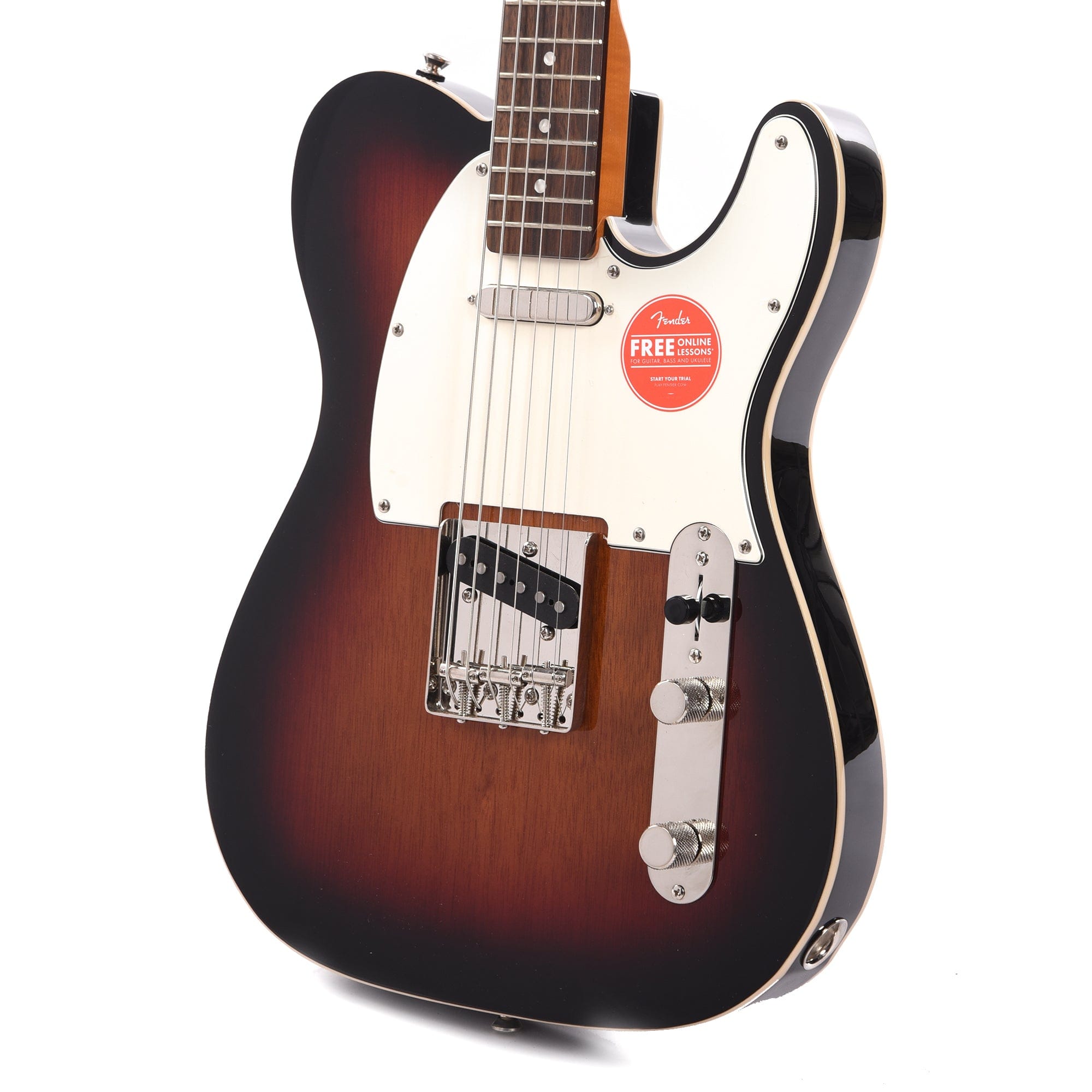 Squier Classic Vibe Baritone Custom Telecaster 3-Tone Sunburst ...