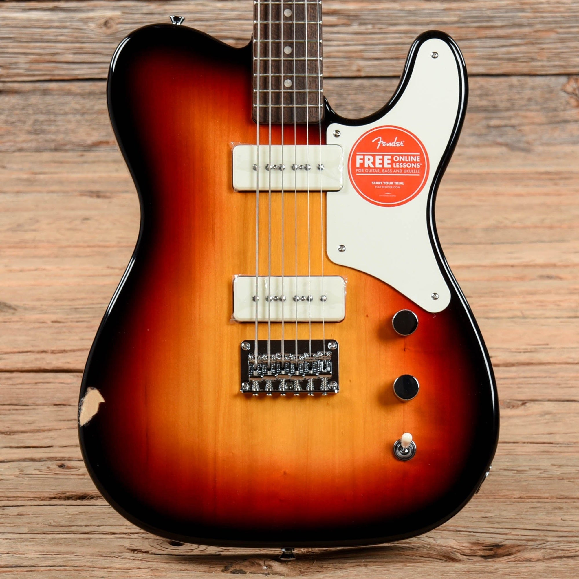 Squier Paranormal Baritone Cabronita Telecaster 3-Color Sunburst ...
