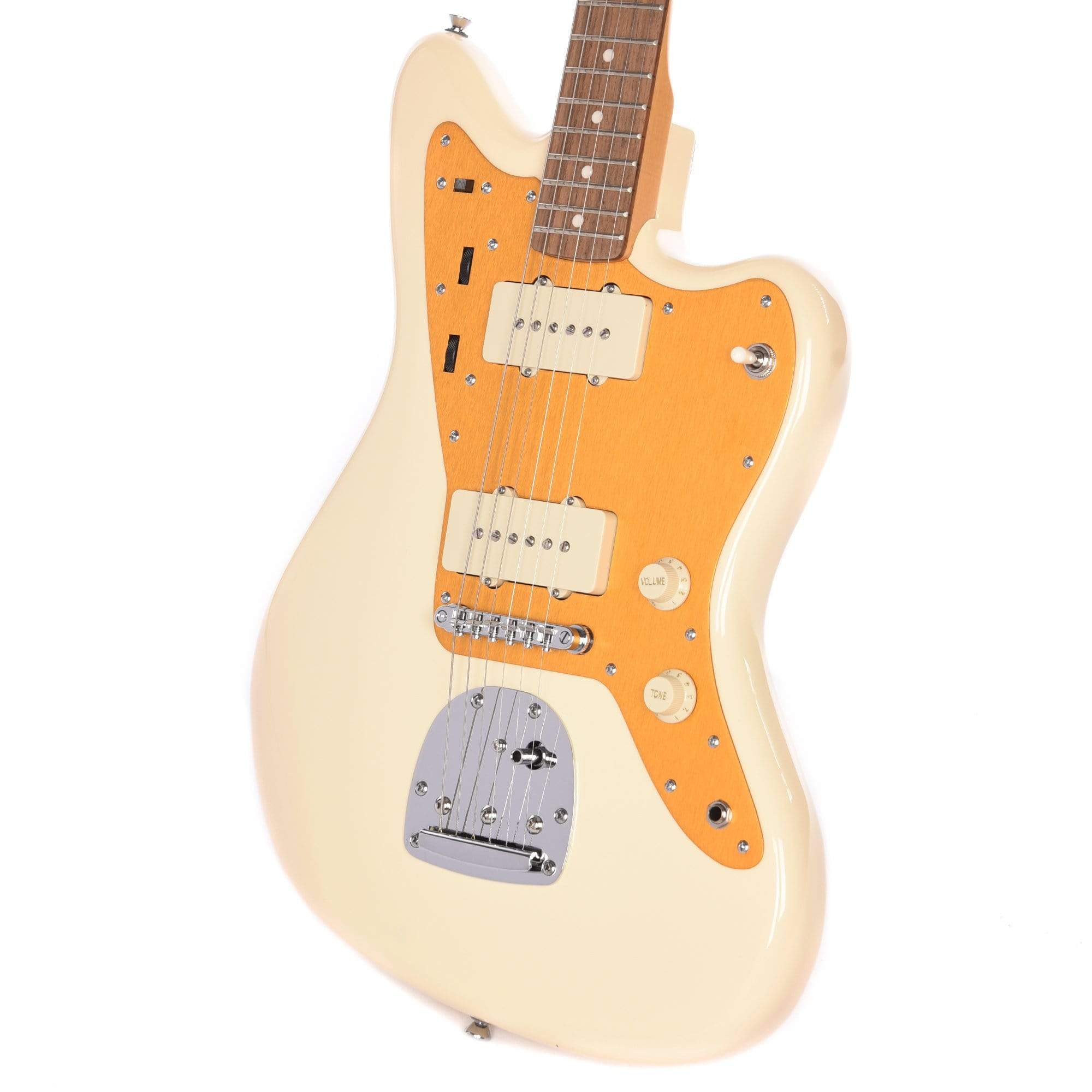 Squier Artist J Mascis Jazzmaster Vintage White – Chicago Music Exchange