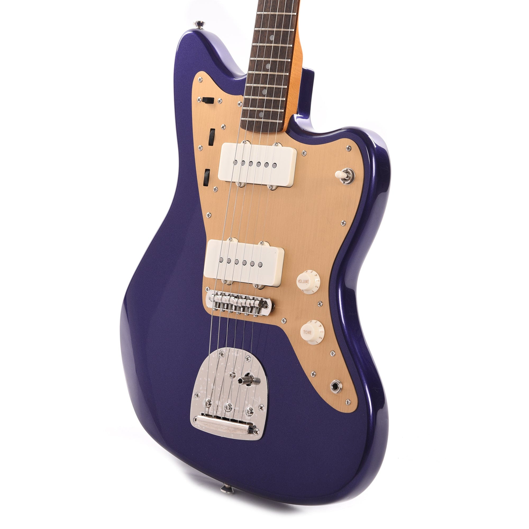 Squier Classic Vibe '60s Jazzmaster Purple Metallic w/Anodized Gold Pi ...