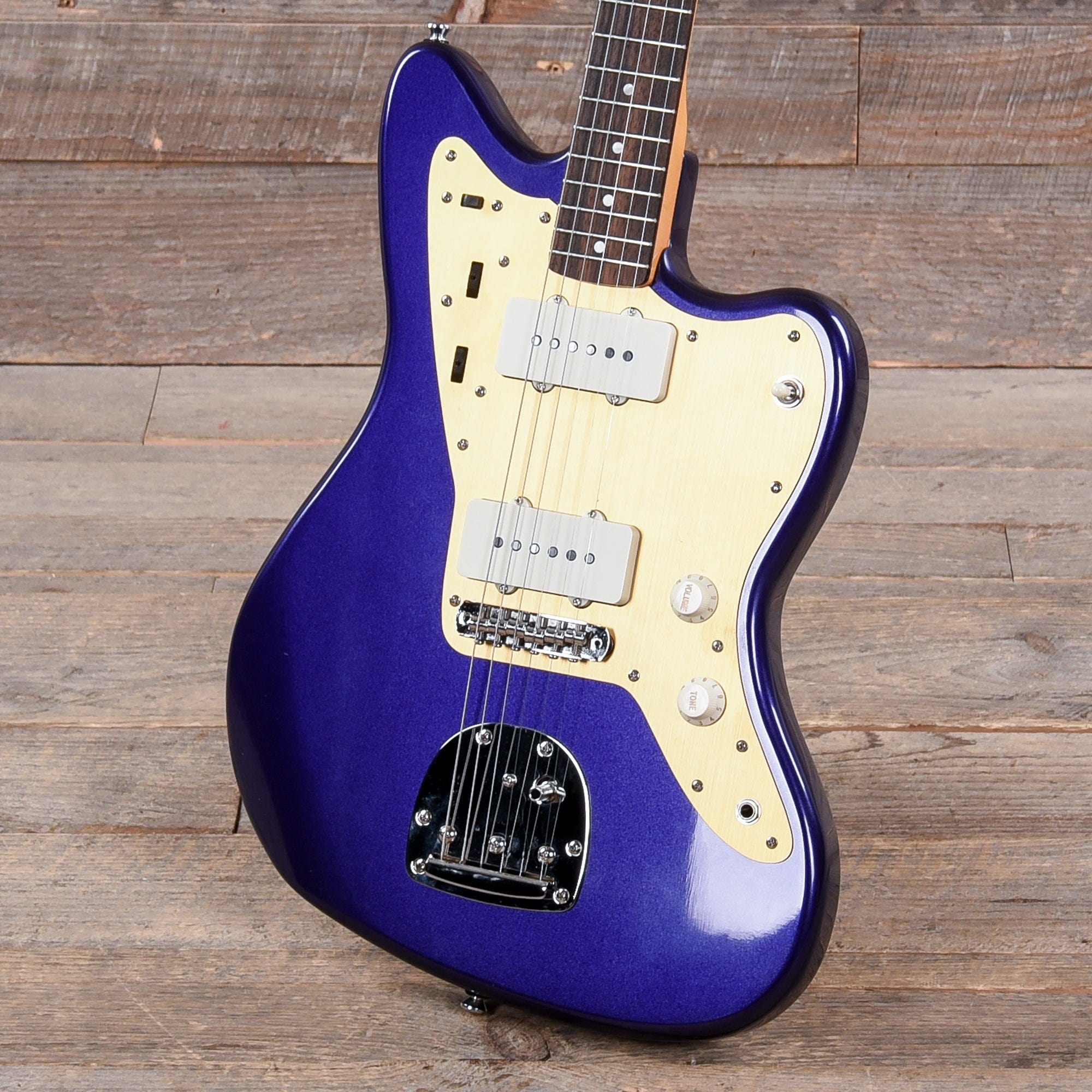Squier Classic Vibe '60s Jazzmaster Purple Metallic w/Anodized Gold Pi ...