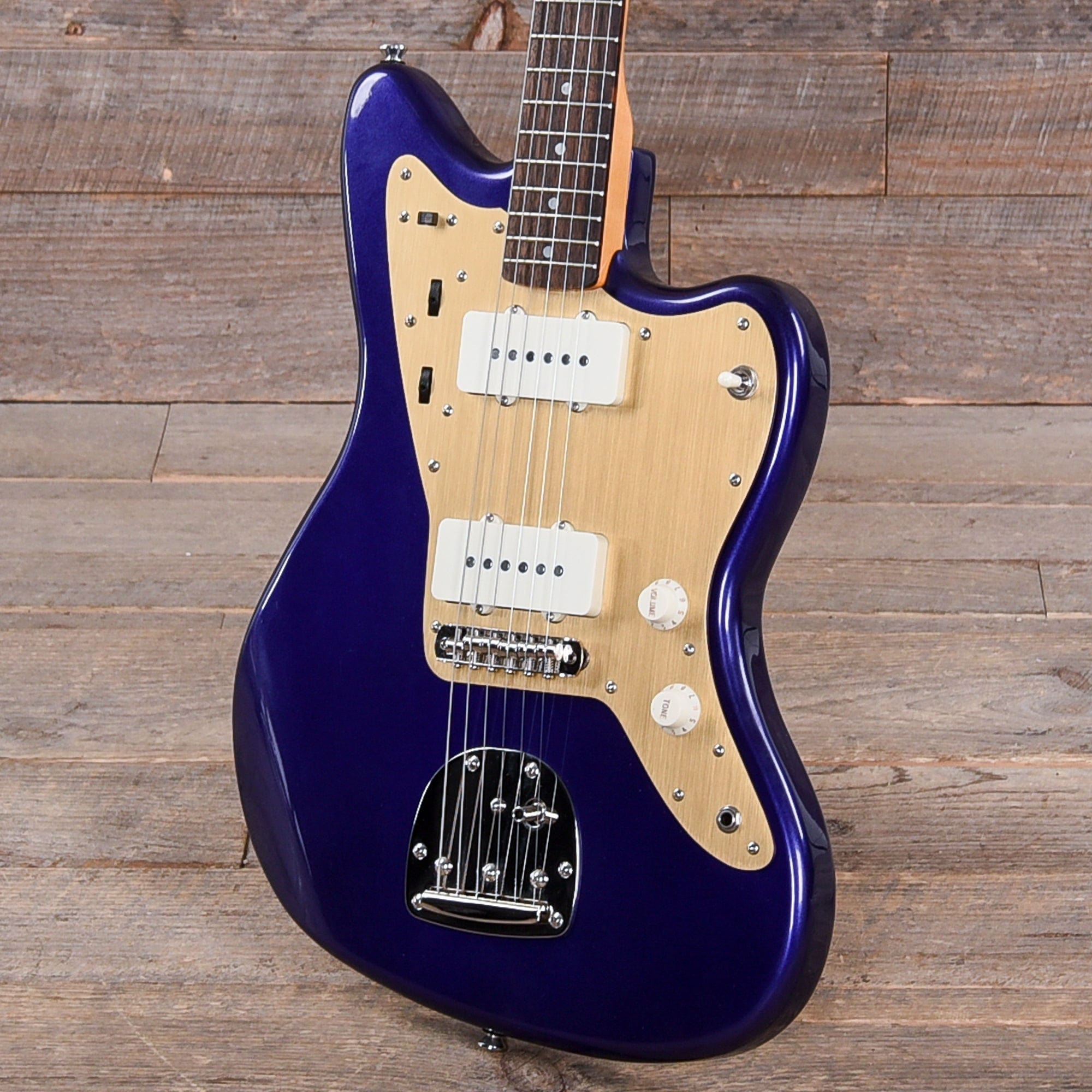 Squier Classic Vibe '60s Jazzmaster Purple Metallic w/Anodized Gold Pi ...