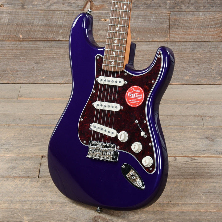 Squier Classic Vibe '60s Stratocaster Purple Metallic w/4-Ply Tortoise ...