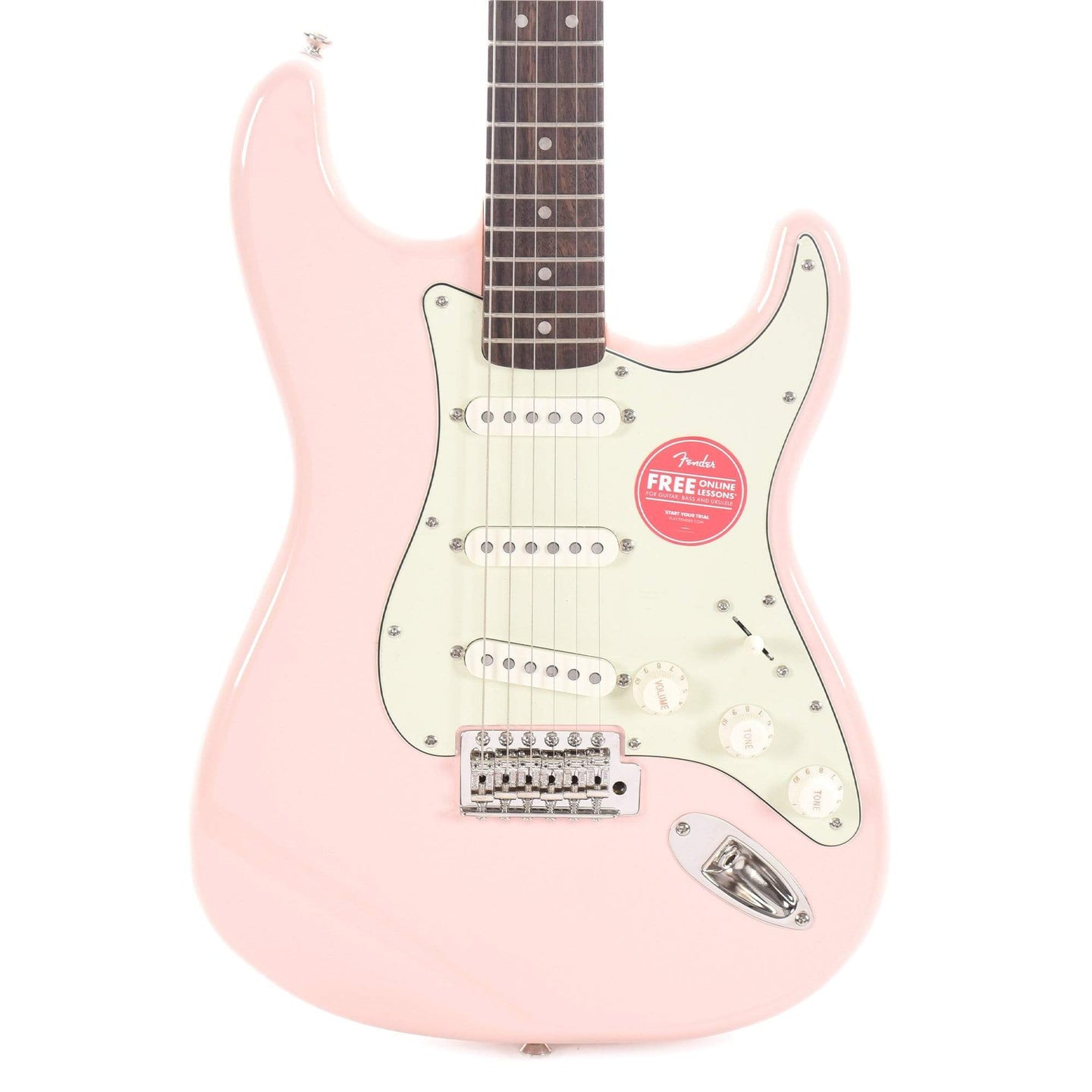 Squier Classic Vibe '60s Stratocaster Shell Pink w/Mint Pickguard ...