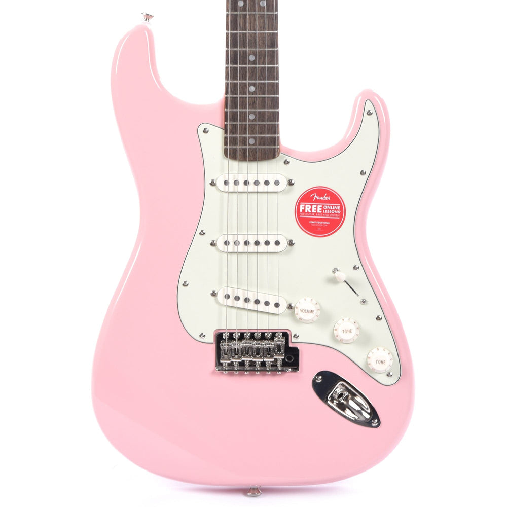 Squier Classic Vibe '60s Stratocaster Shell Pink w/Mint Pickguard ...