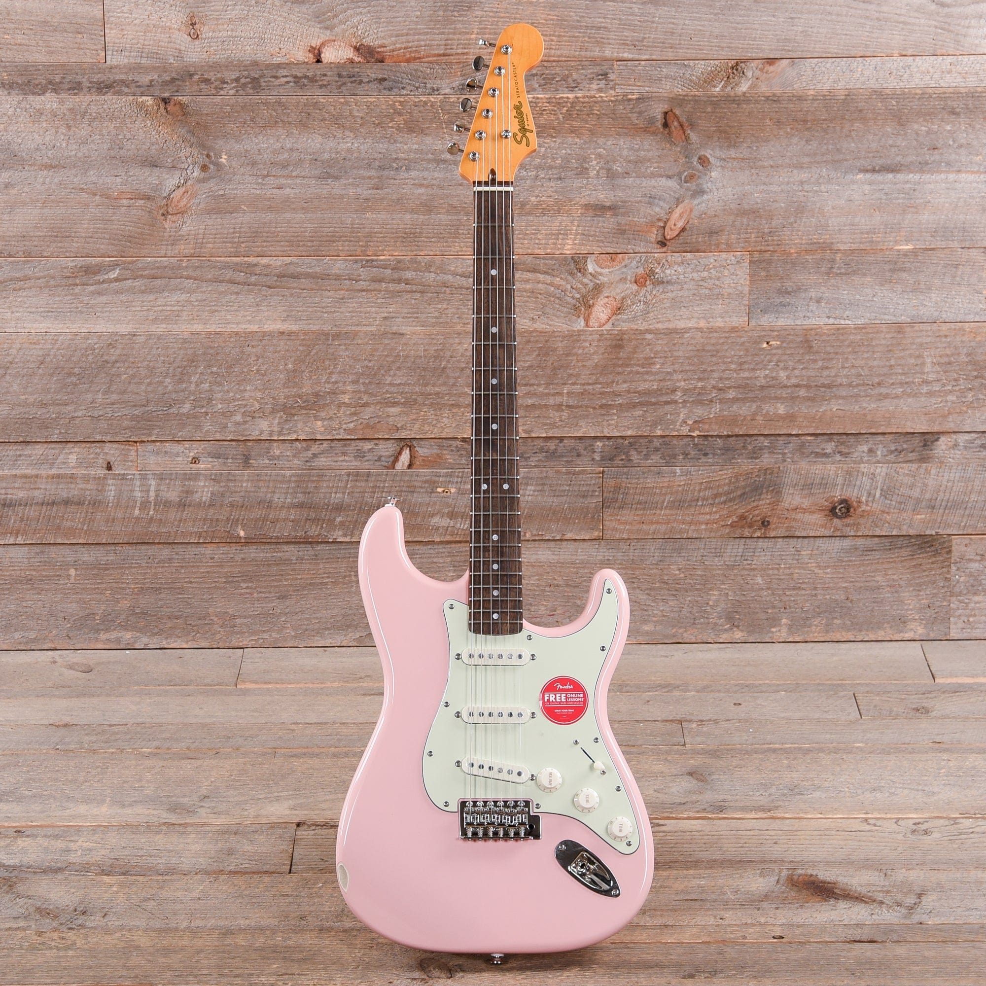 Squier Classic Vibe '60s Stratocaster Shell Pink w/Mint Pickguard ...