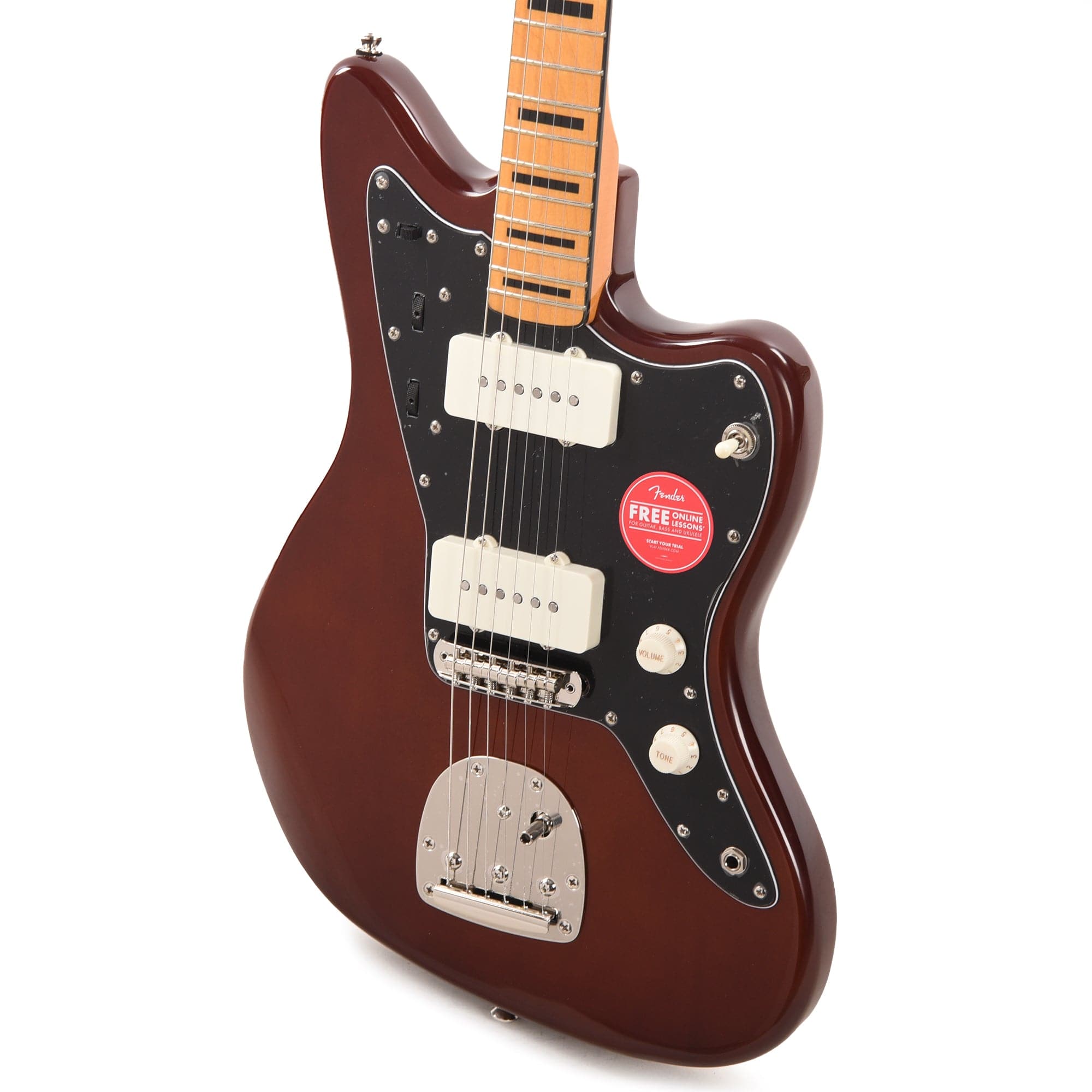 Squier Classic Vibe 70s Jazzmaster Maple Neck Walnut w/Black Blocks/Bi ...